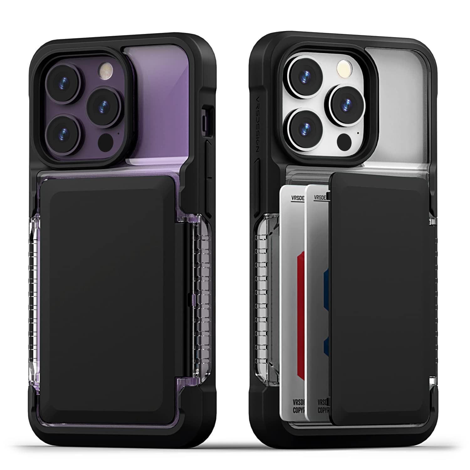 VRS Design Phone Case for iPhone 14 Pro, [Neo Flip] Simple Door Card ...