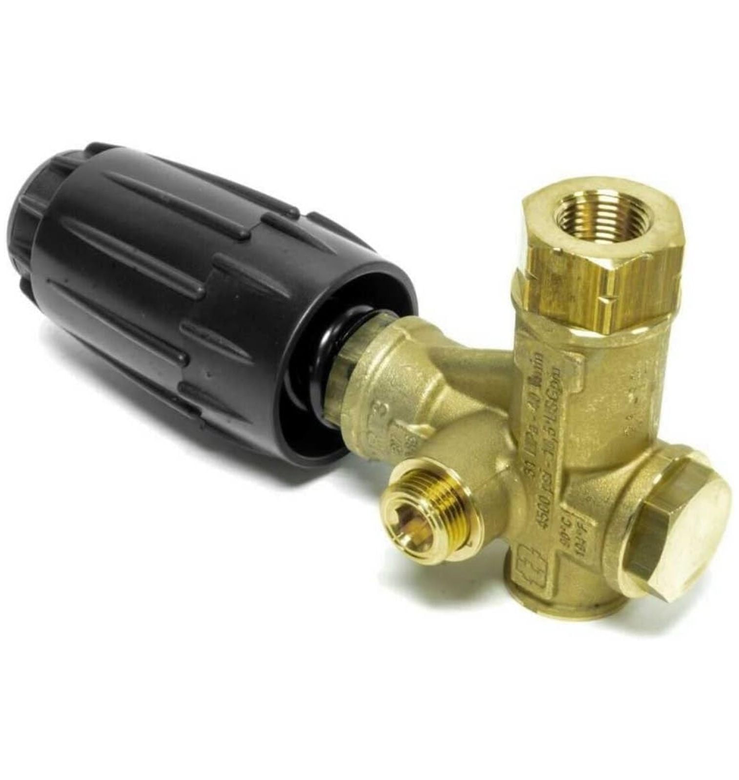 VRT3 Adjustable Unloader for Pressure Washer Pump 4500 PSI (Black) EZ ...