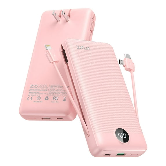 VRURC Portable Charger 20000mAh, Fast Charging Power Bank USB C,4 ...