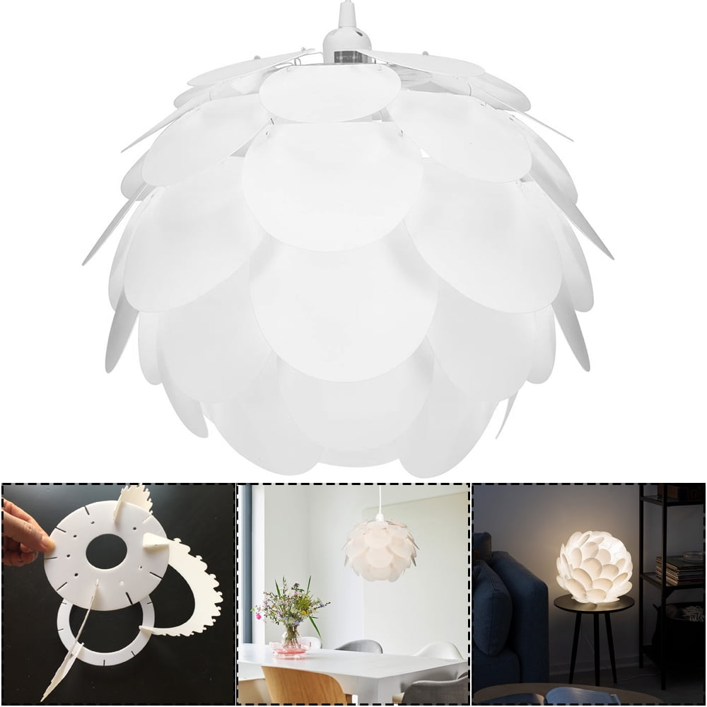 VRURC Puzzle Pendant Lamp Shade - Cherry Blossom DIY Jigsaw Lampshade ...