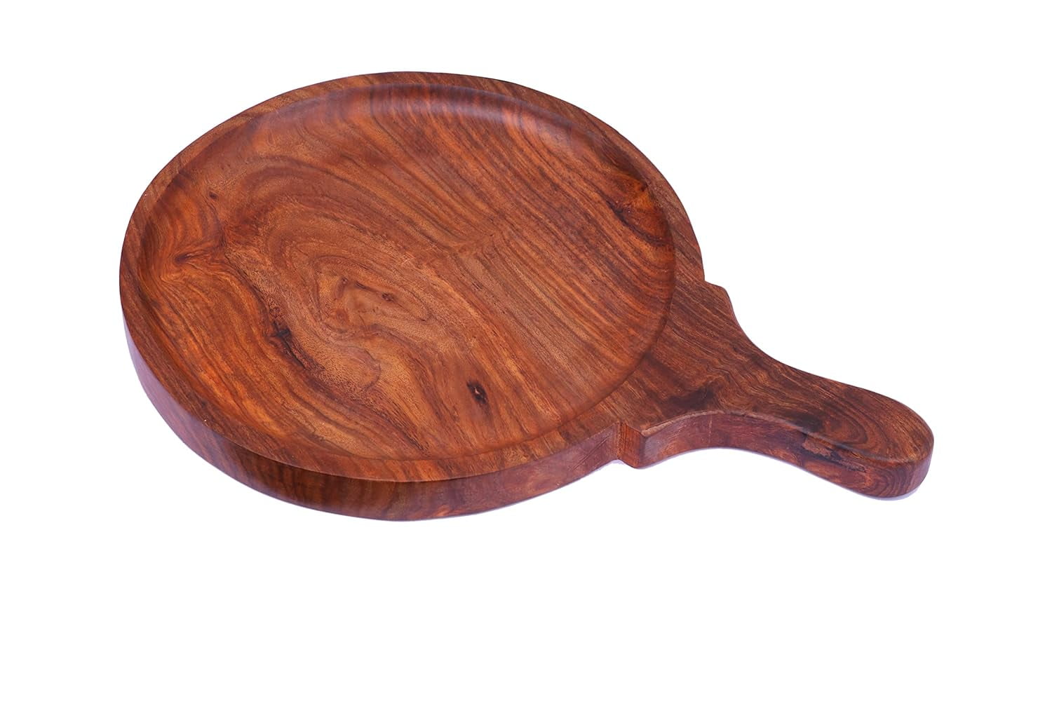 VS HANDICRAFTS Wooden Pizza Pan Pizza Serving Tray of Kitchen Platter ...