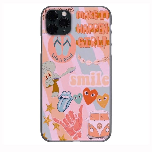 VSCO Make it happen Peachy Phone Case for iPhone 7 8 X XS XR SE 11 12 ...
