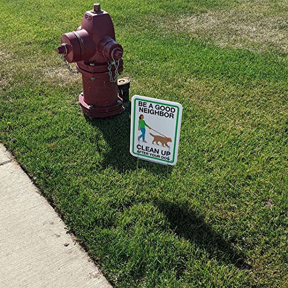 VSE Clean Up After Your Dog | Be A Good Neighbor | Visibility Signage ...