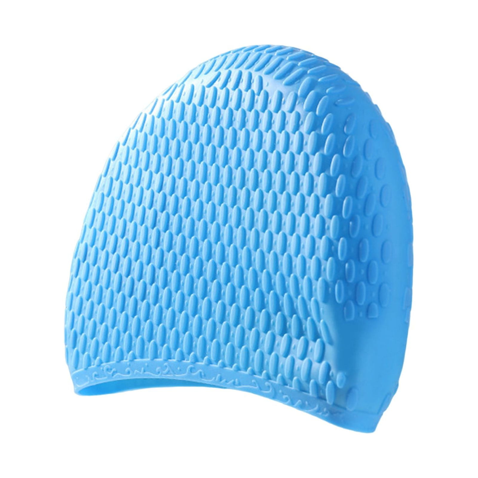 VSFAOV Adult Silicone Water Droplet Swimming Hats Fashion Increases Men ...