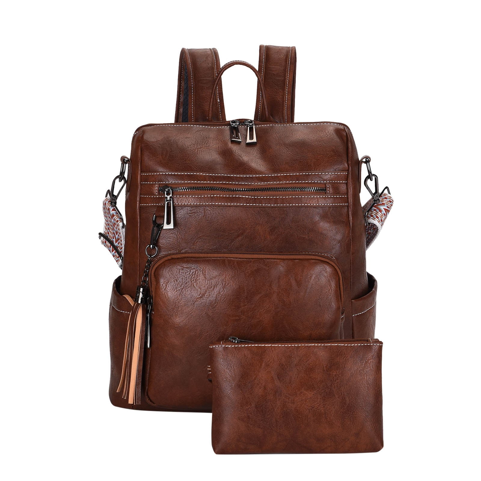 VSFAOV Backpack Purse for Women Large Ladies Backpack Vegan PU Leather ...