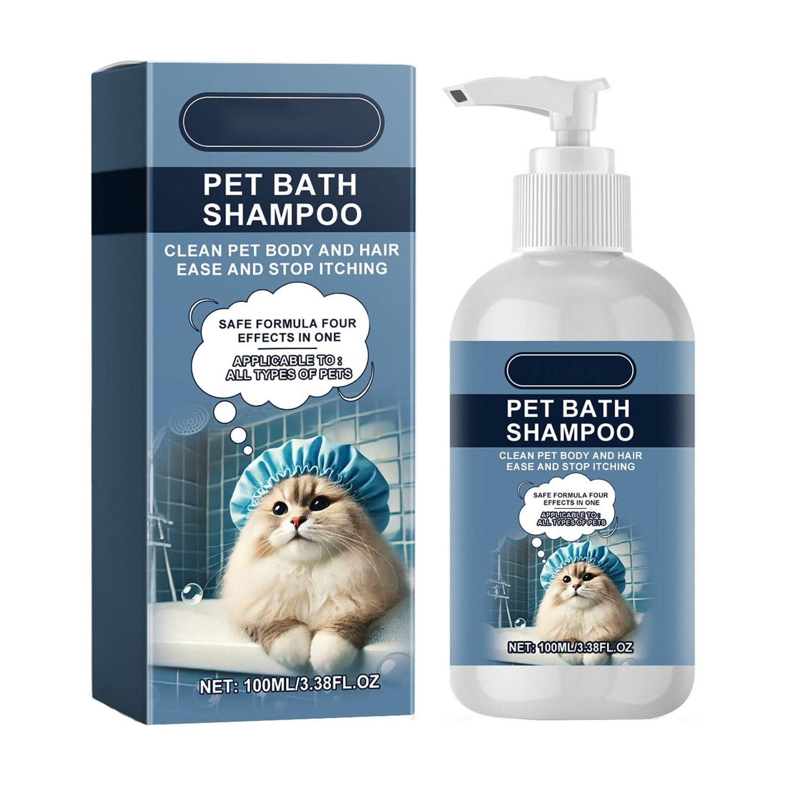 VSFAOV Cat Shampoo for Cats and Kittens Gentle Care for Itchy and ...