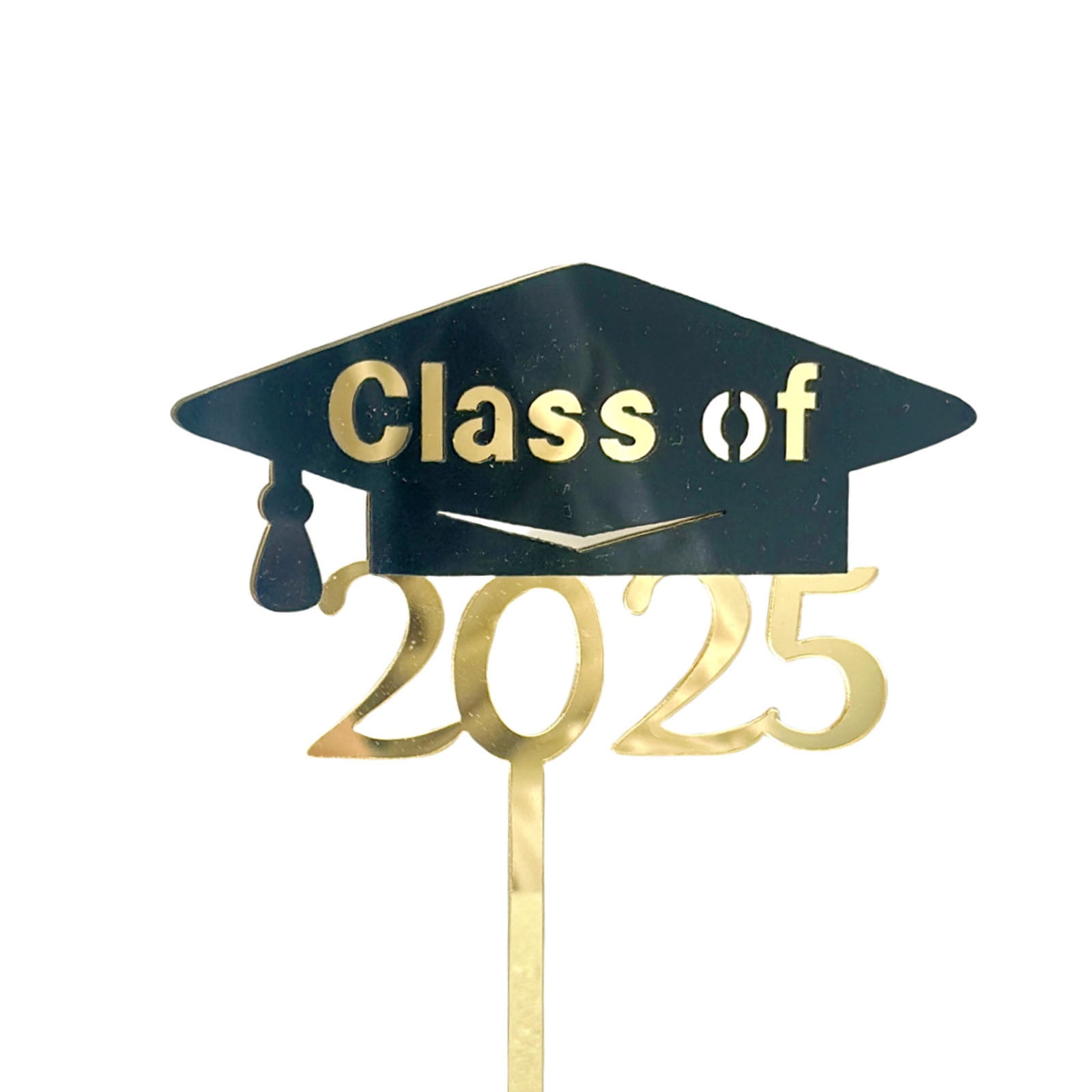 VSFAOV Congrats Class of 2025 Cake Topper Congrats Grad Cap Diploma ...