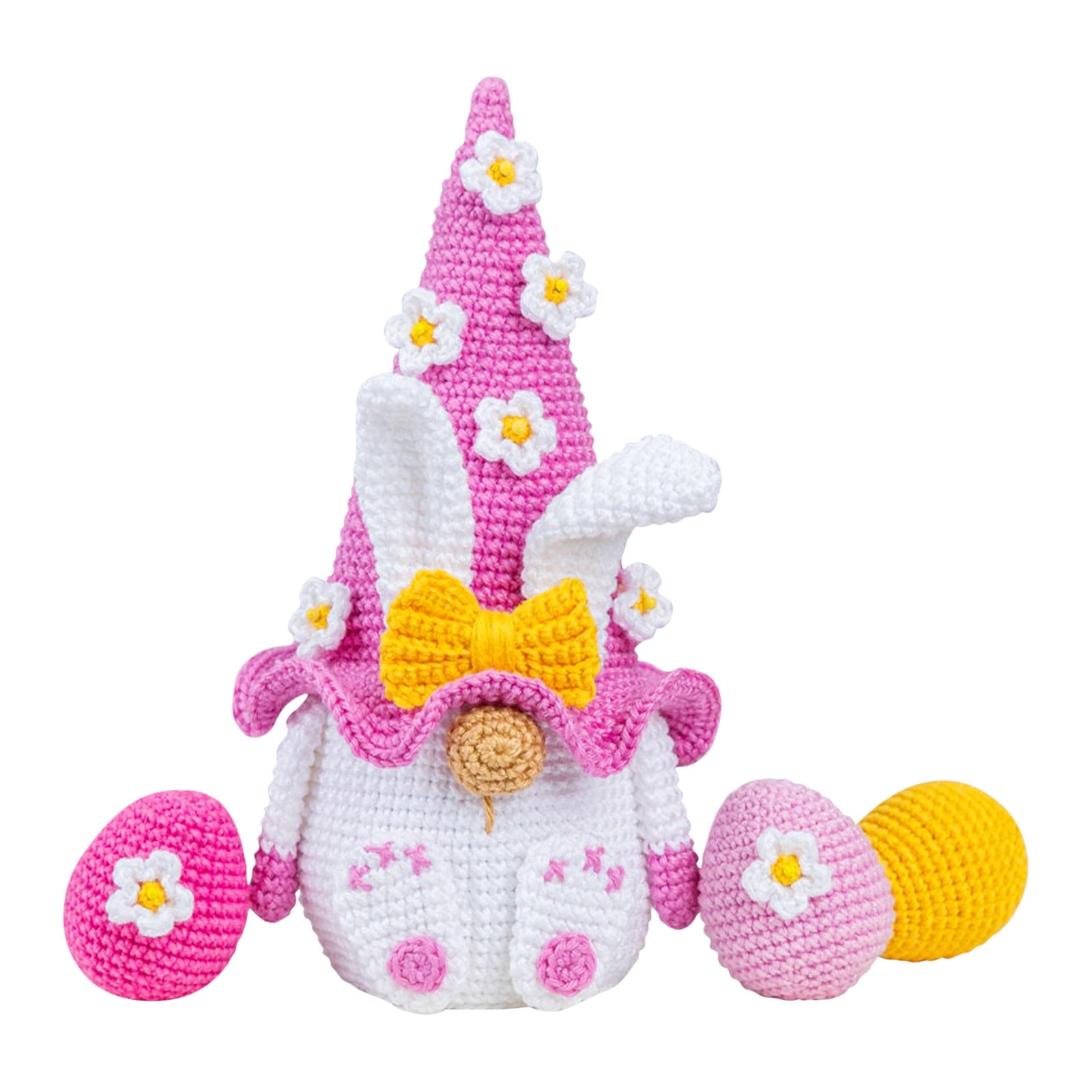 VSFAOV Crochet Easter Bunny with Egg, Crochet Bunny Amigurumi Easter ...