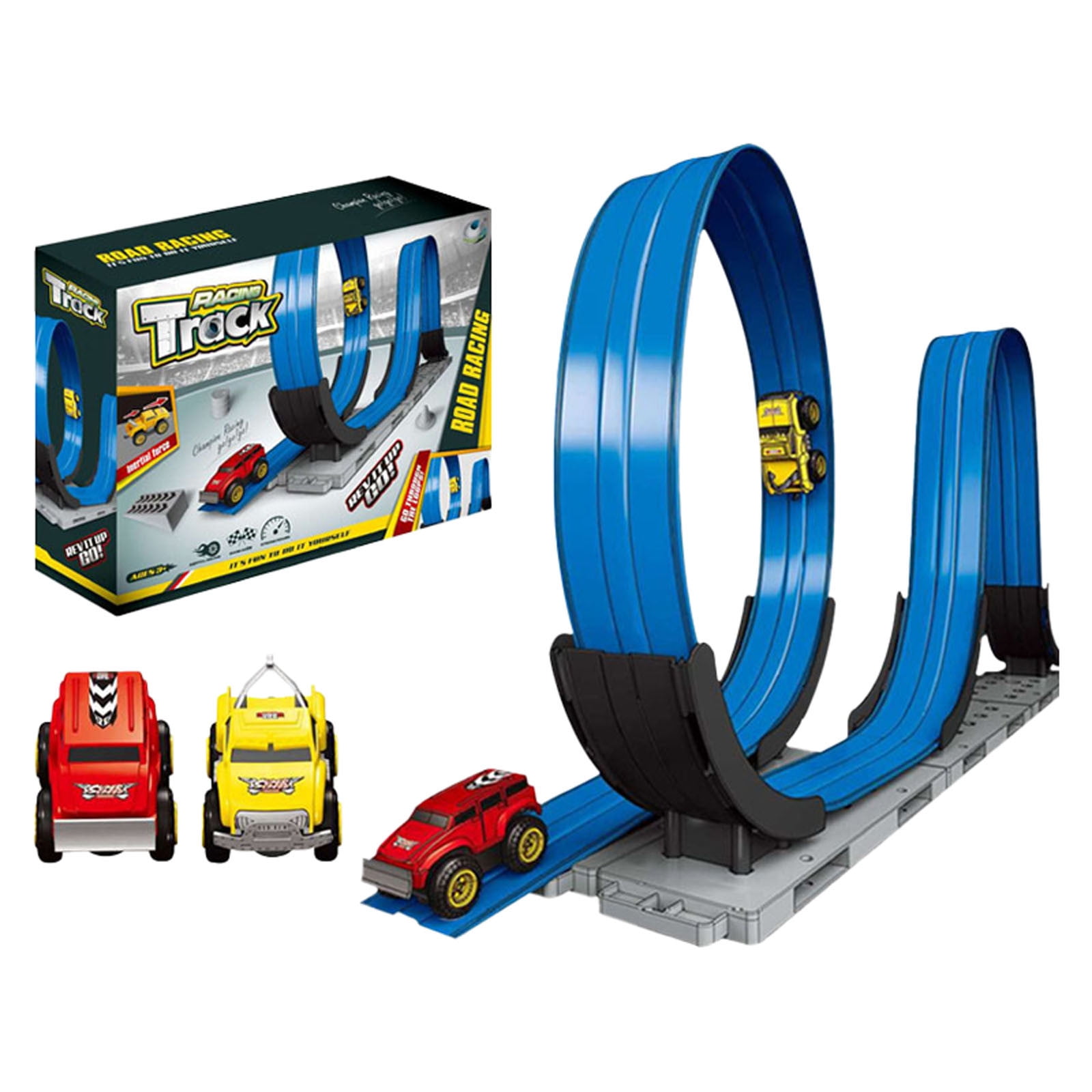 VSFAOV DIY Inertial Suspension Racing Car Track Levitation Train Does ...