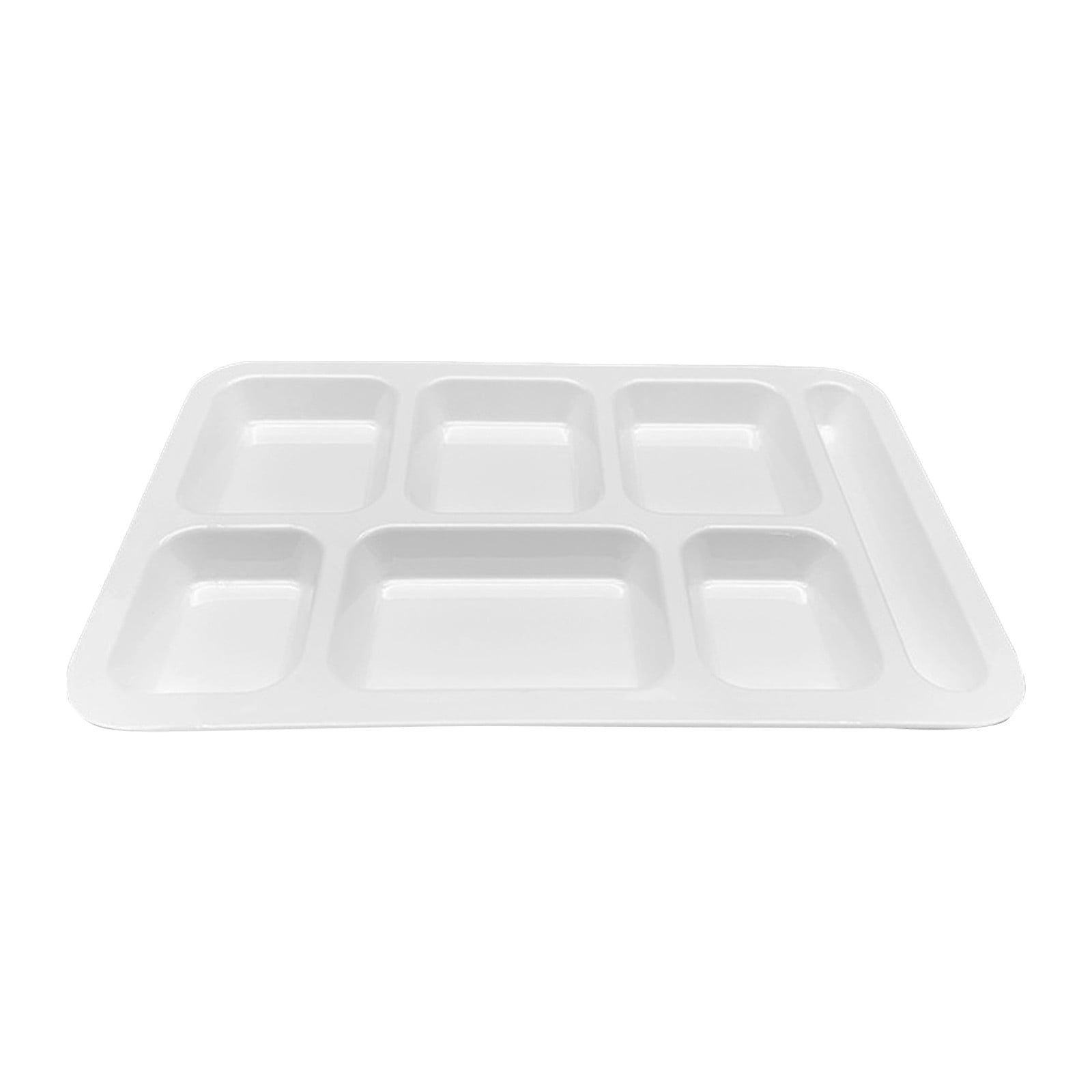 VSFAOV Divided Dinner Trays, Ceramic Serving Platter Dinner Plates with ...