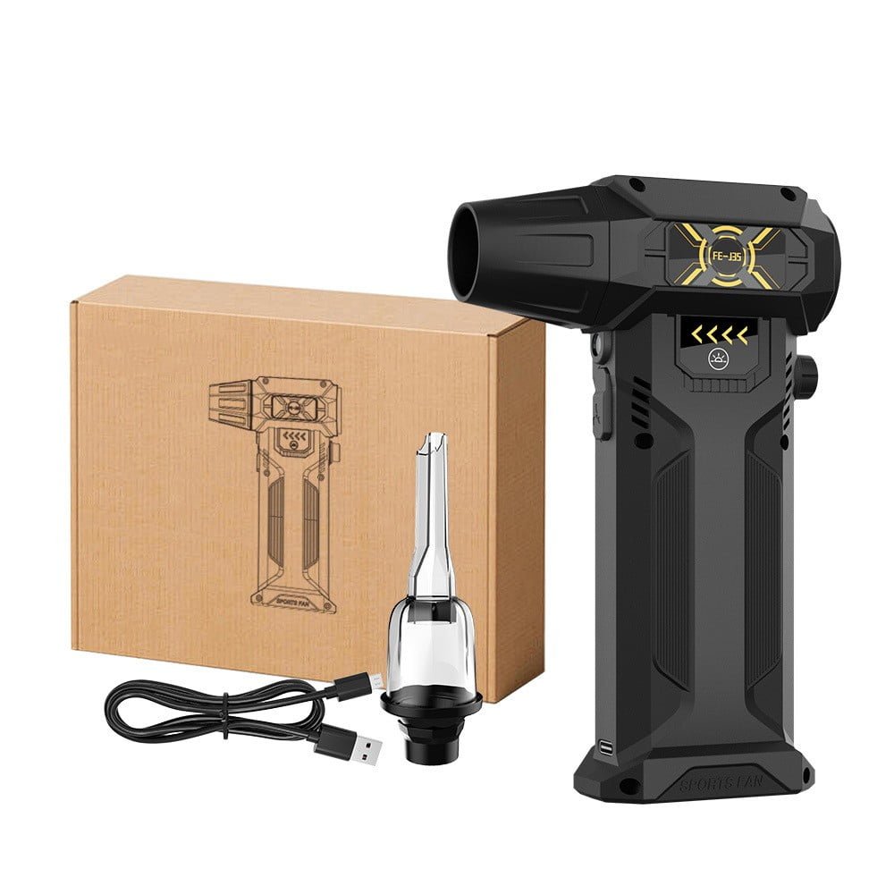 VSFAOV Electric Air Duster-150000RPM Cordless Air Duster with LED Light ...