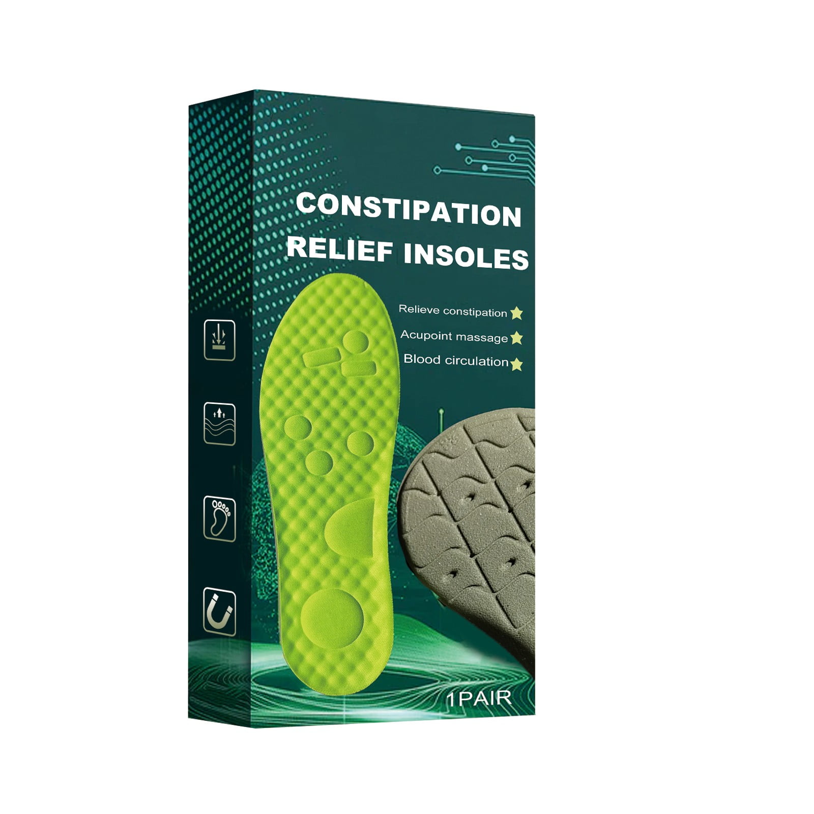 VSFAOV Height Increase Insoles for Men Wowen-4D Cloud Technology Insole ...