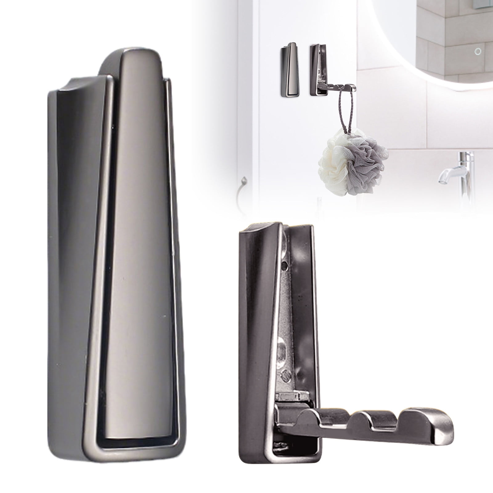 VSFAOV Hooks for Wall- Black Fasteners for Hanging, Heavy Duty Wall ...