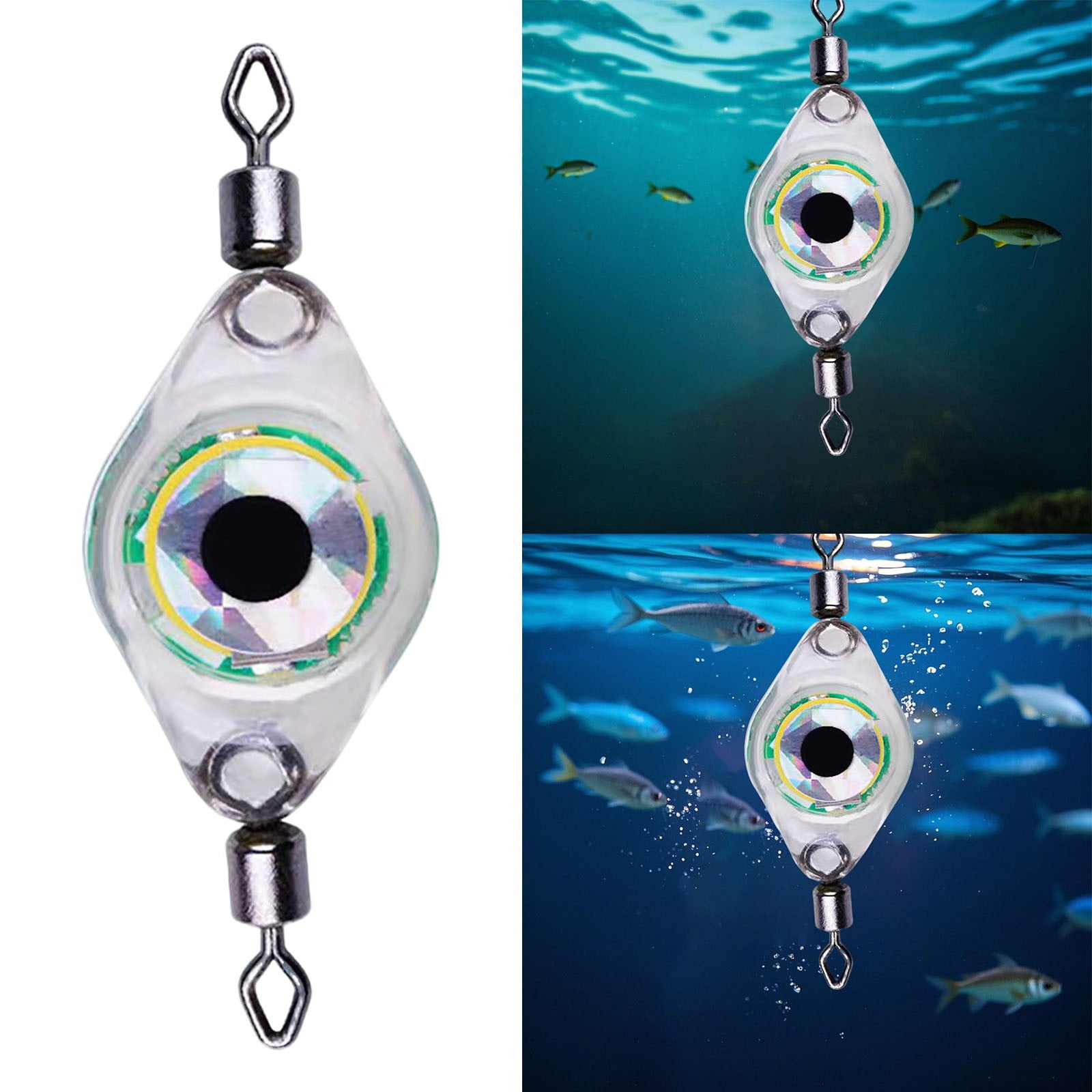 VSFAOV LED Fishing Light Underwater Flasher Lights Waterproof LED ...