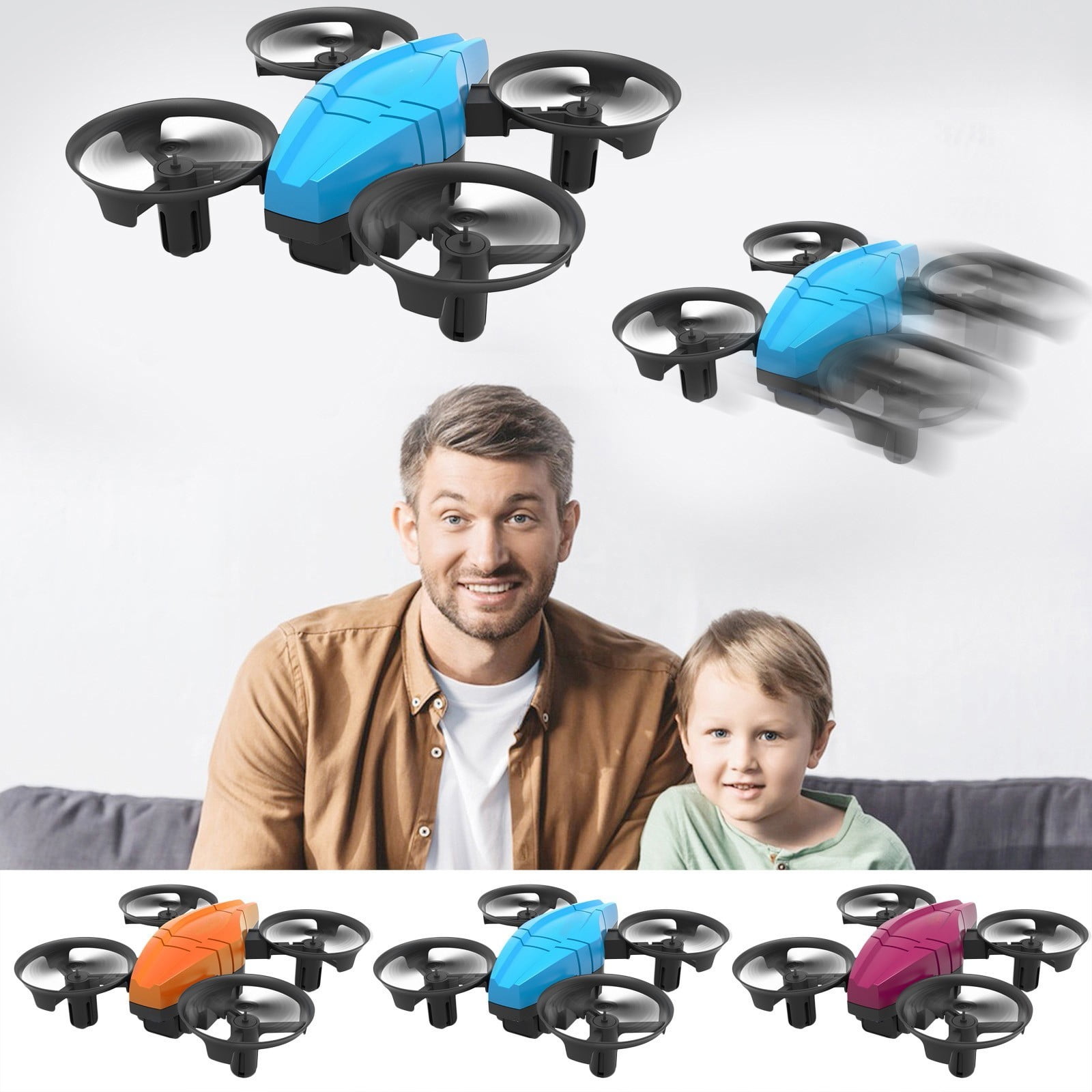 VSFAOV Mini , Hand Operated & RC Nano Quadcopter for Kids & Beginners ...