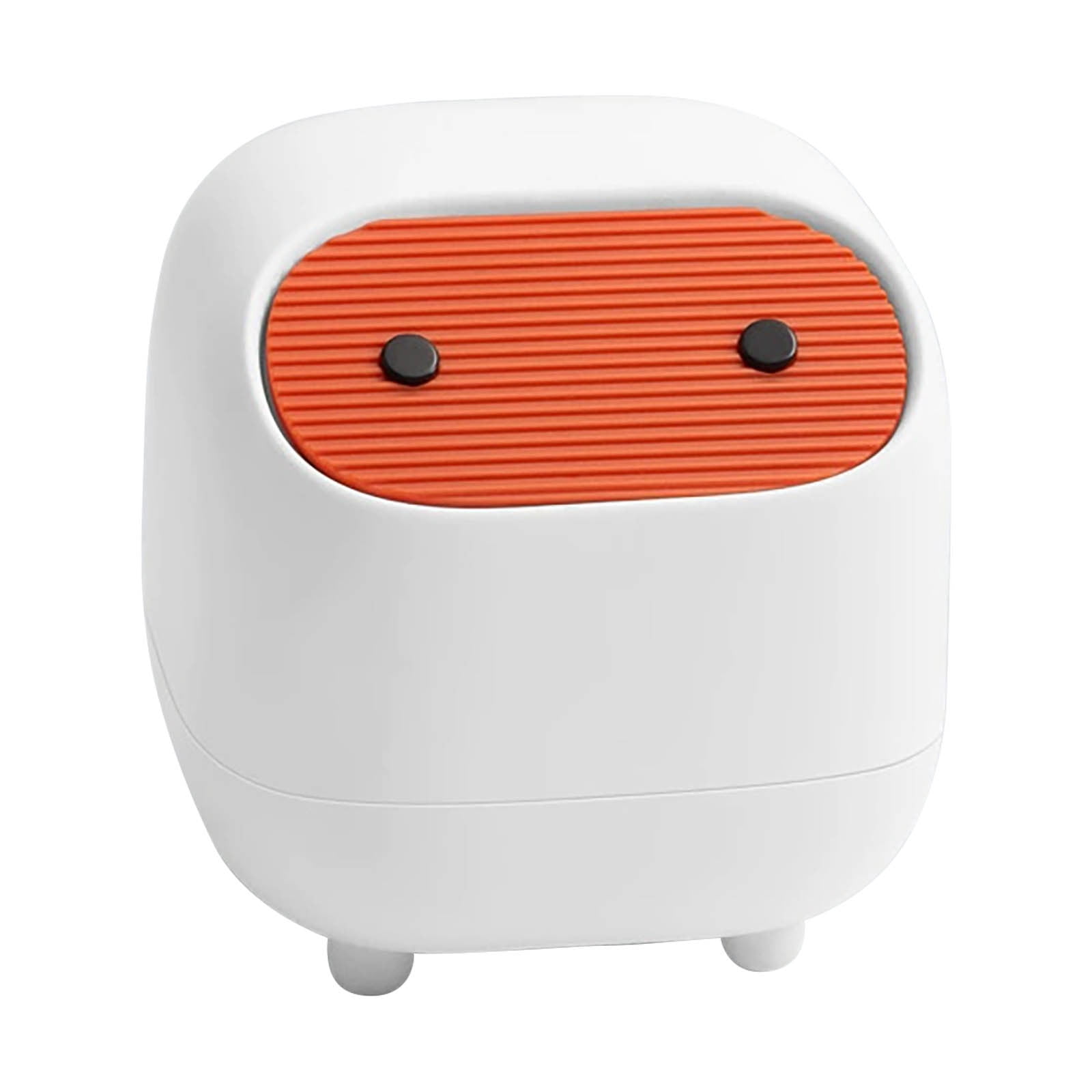 VSFAOV Mini Trash Can with Lid, Cute Ninja Desktop Trash Cans, Small ...