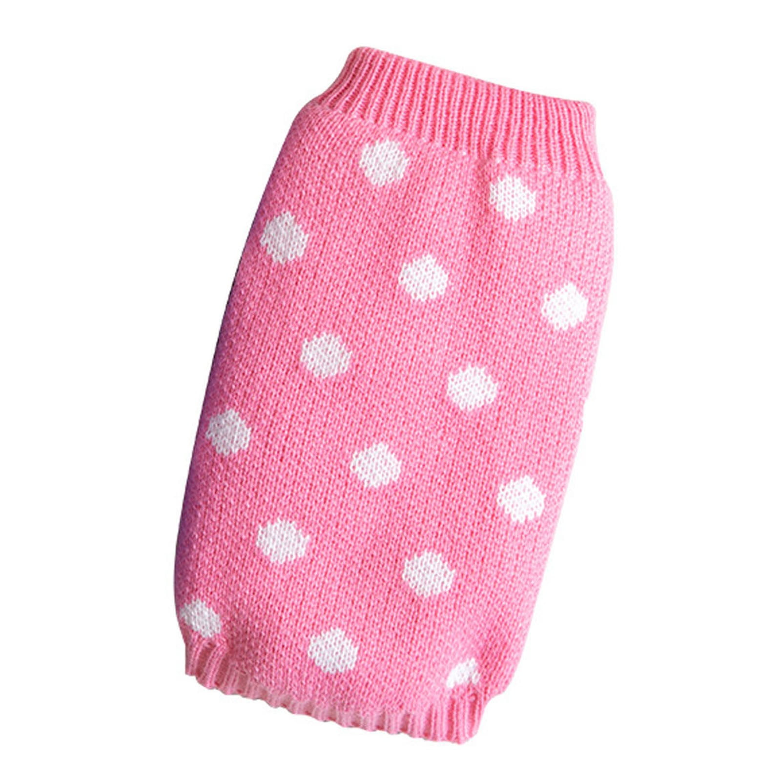 VSFAOV New Pet Clothes For Autumn And Winter Knitted Polka Dots ...