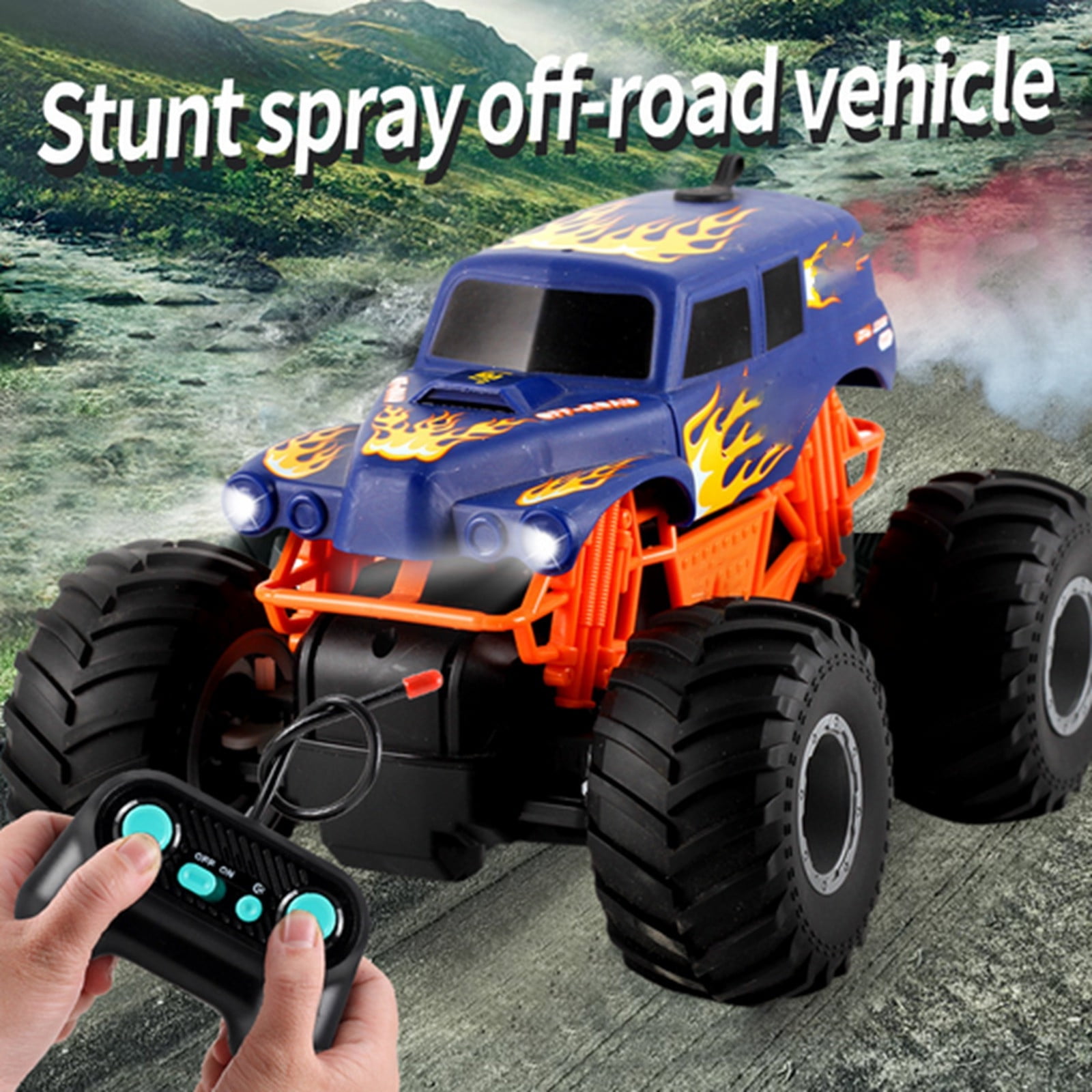 VSFAOV Off Road Vehicle Spray Remote Control Vehicle Spray Skill Climb ...