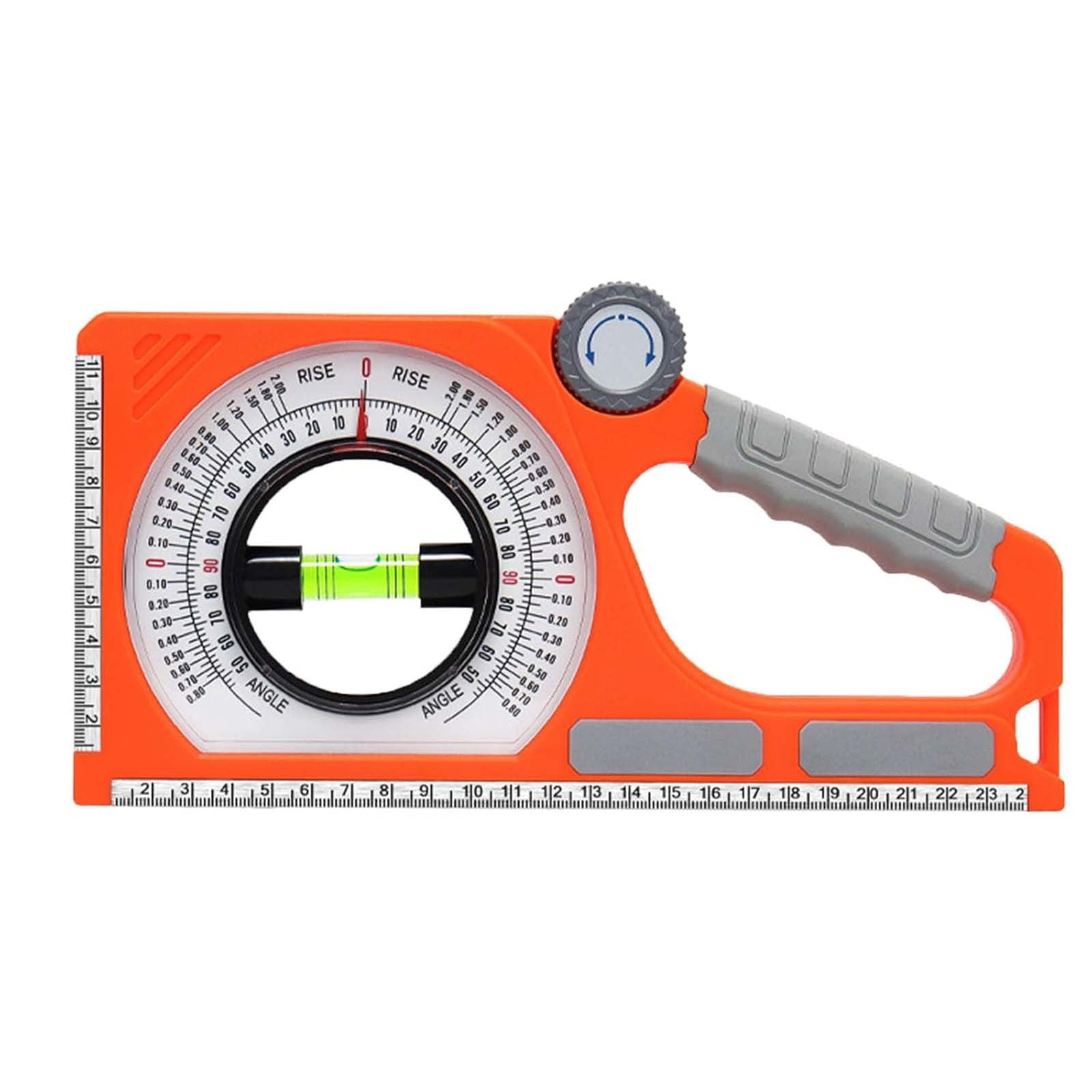 VSFAOV Pitch Gauge Roofing, Dual-Scale Rotary Pitch Finder with Thumb ...