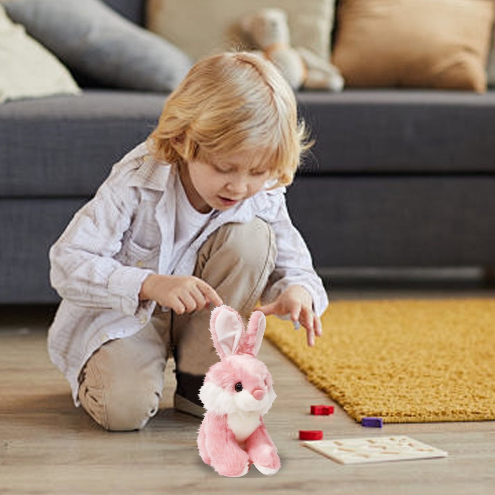 VSFAOV Rabbit Toys White Rabbit Dolls Dolls Dolls Birthday Cute Dolls ...