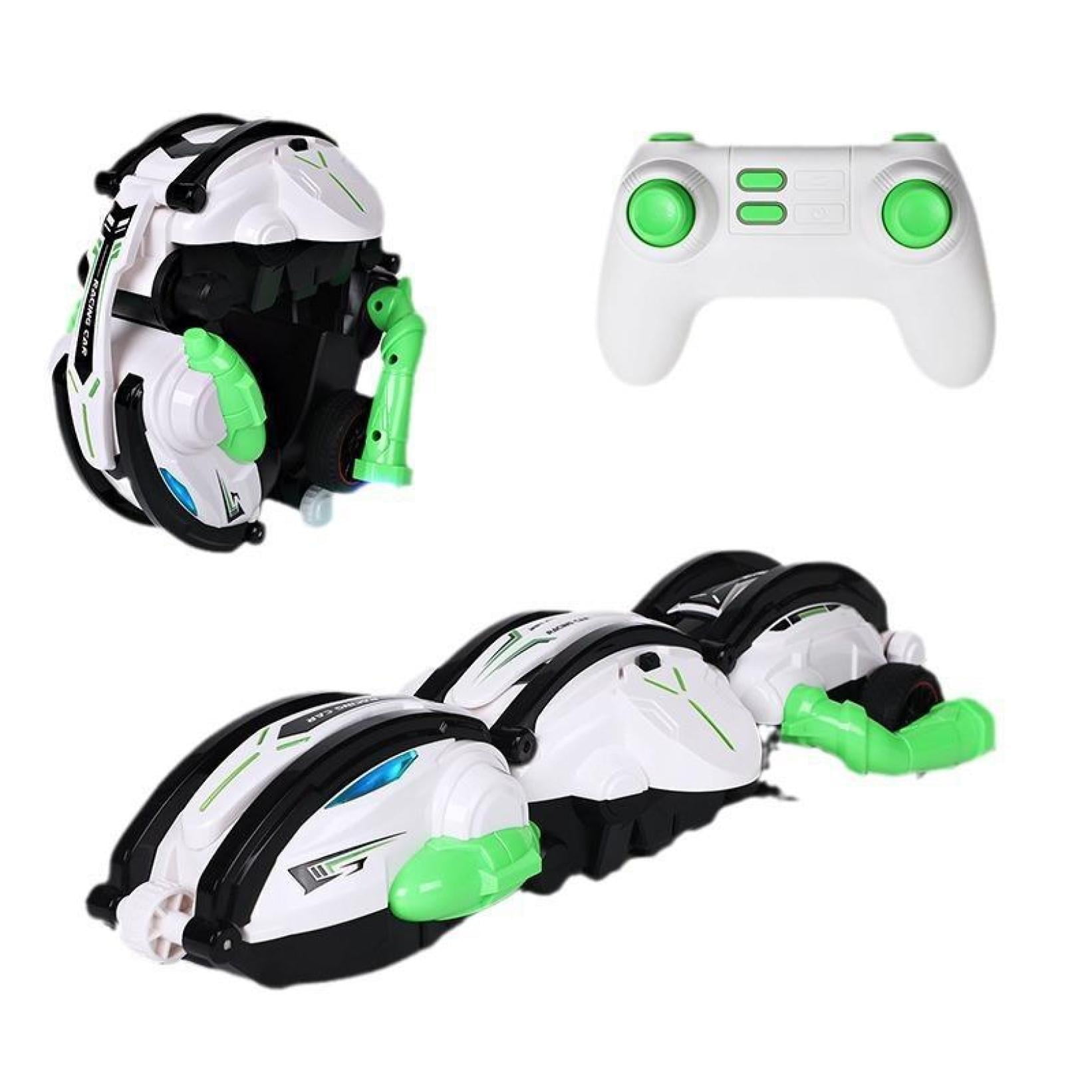 VSFAOV Remote Control Car Snake 360° Roll Toys,RC Car with LED Lights ...