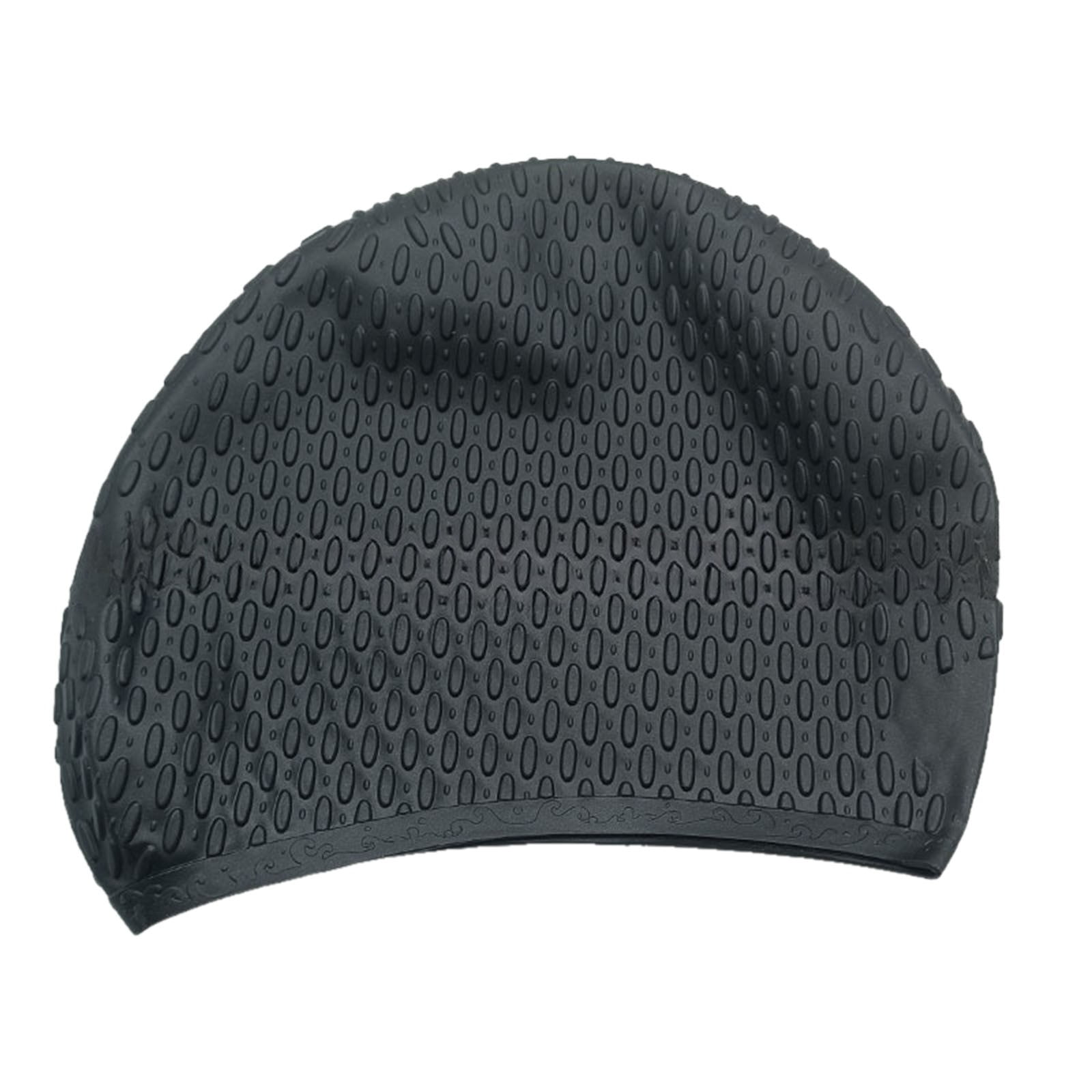 VSFAOV Silicone Swim Cap Water Drop Swim Cap And Swim Cap Super Elastic ...