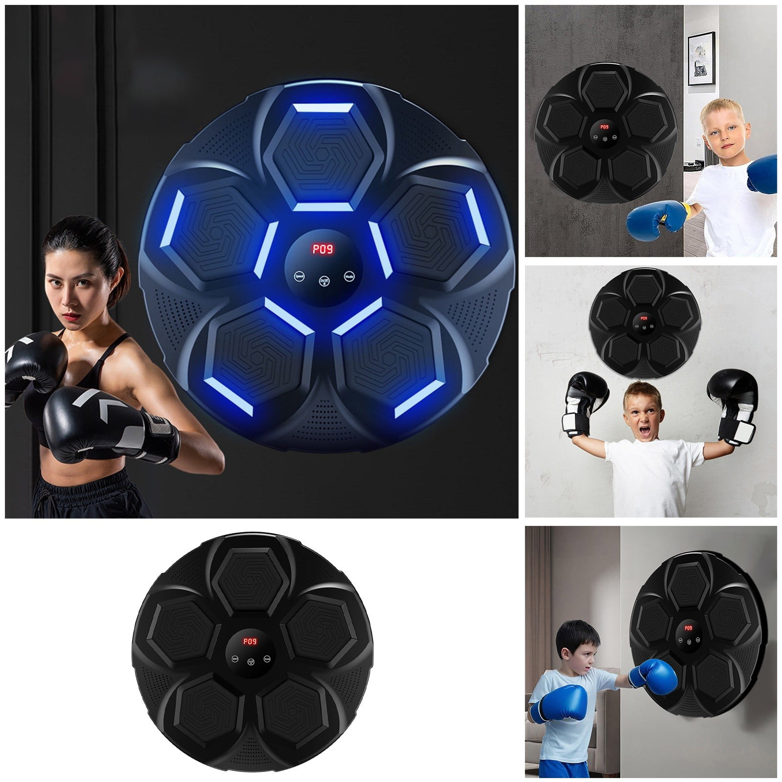 VSFAOV Smart Boxing With Music Home Fitness Punching Machine Training ...