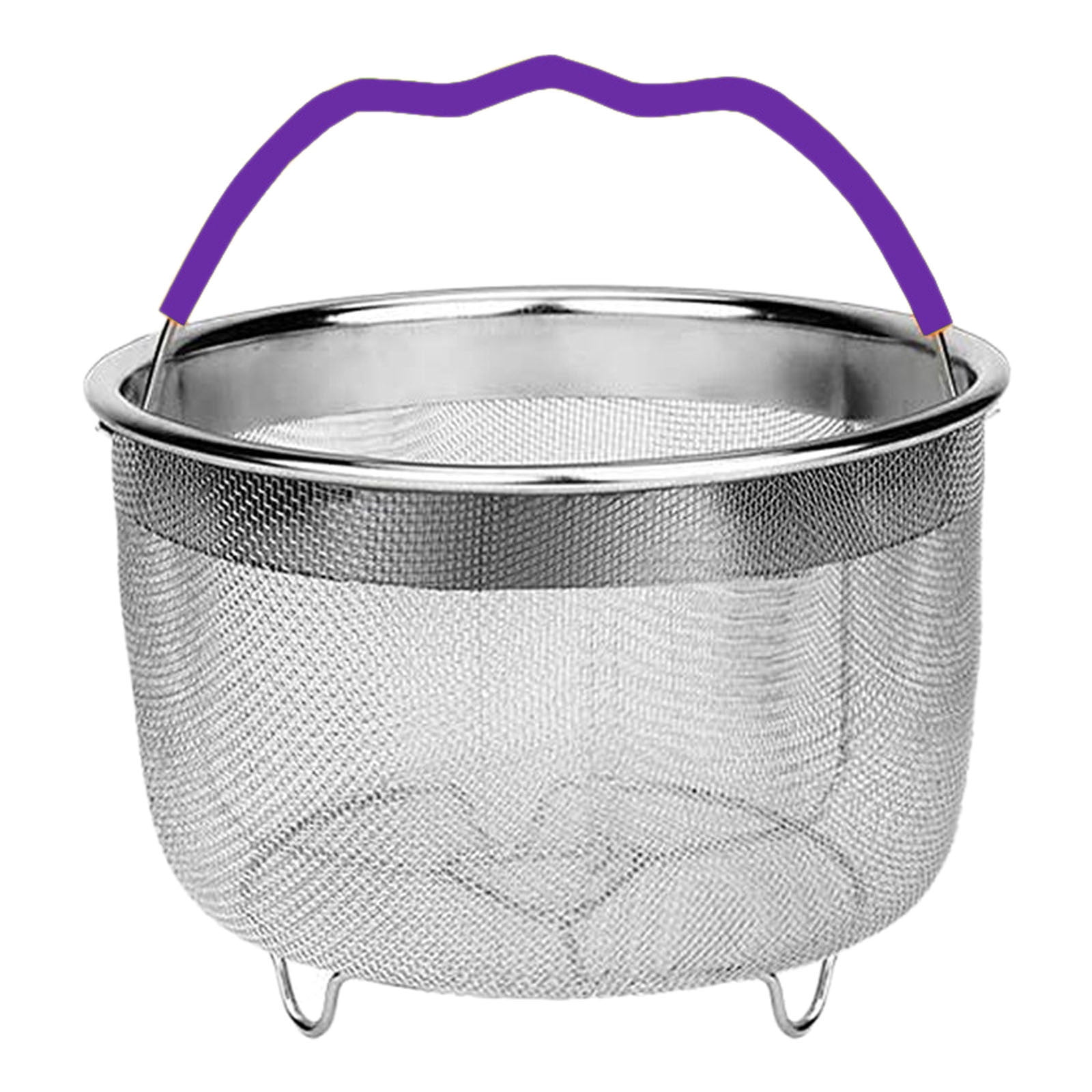 VSFAOV Steamer Basket, Mesh Steaming Basket Stainless Steel Strainer ...
