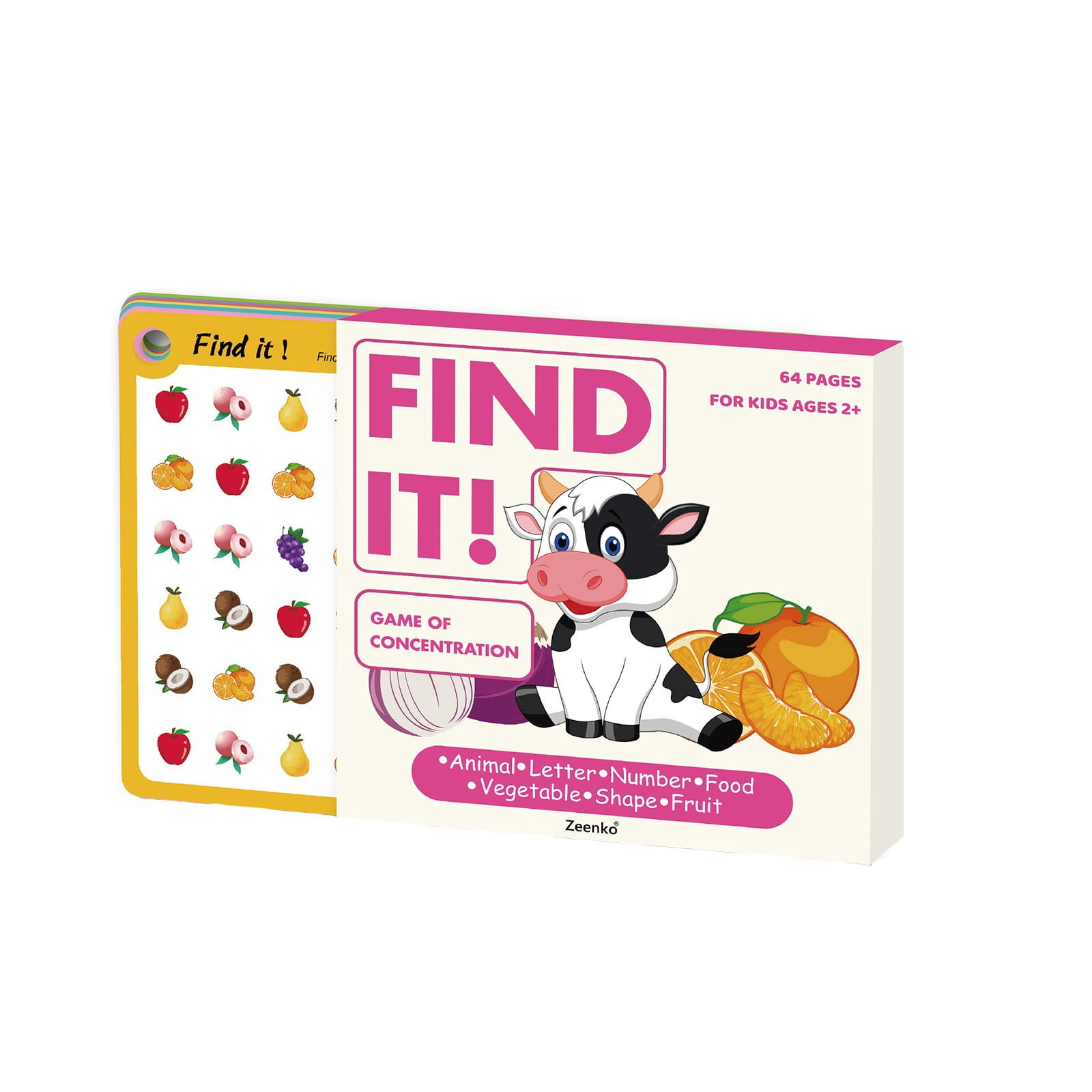 VSFAOV Toddler Flash Cards Baby Cognitive Flashcards for Kids, Alphabet ...