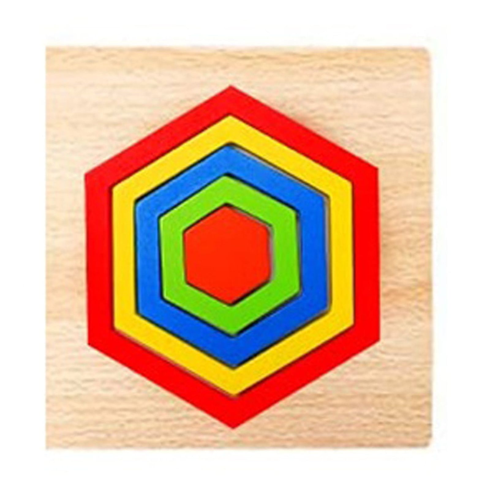 VSFAOV Toddler Puzzles Montessori Toy Wooden Shape Sorting Puzzle ...