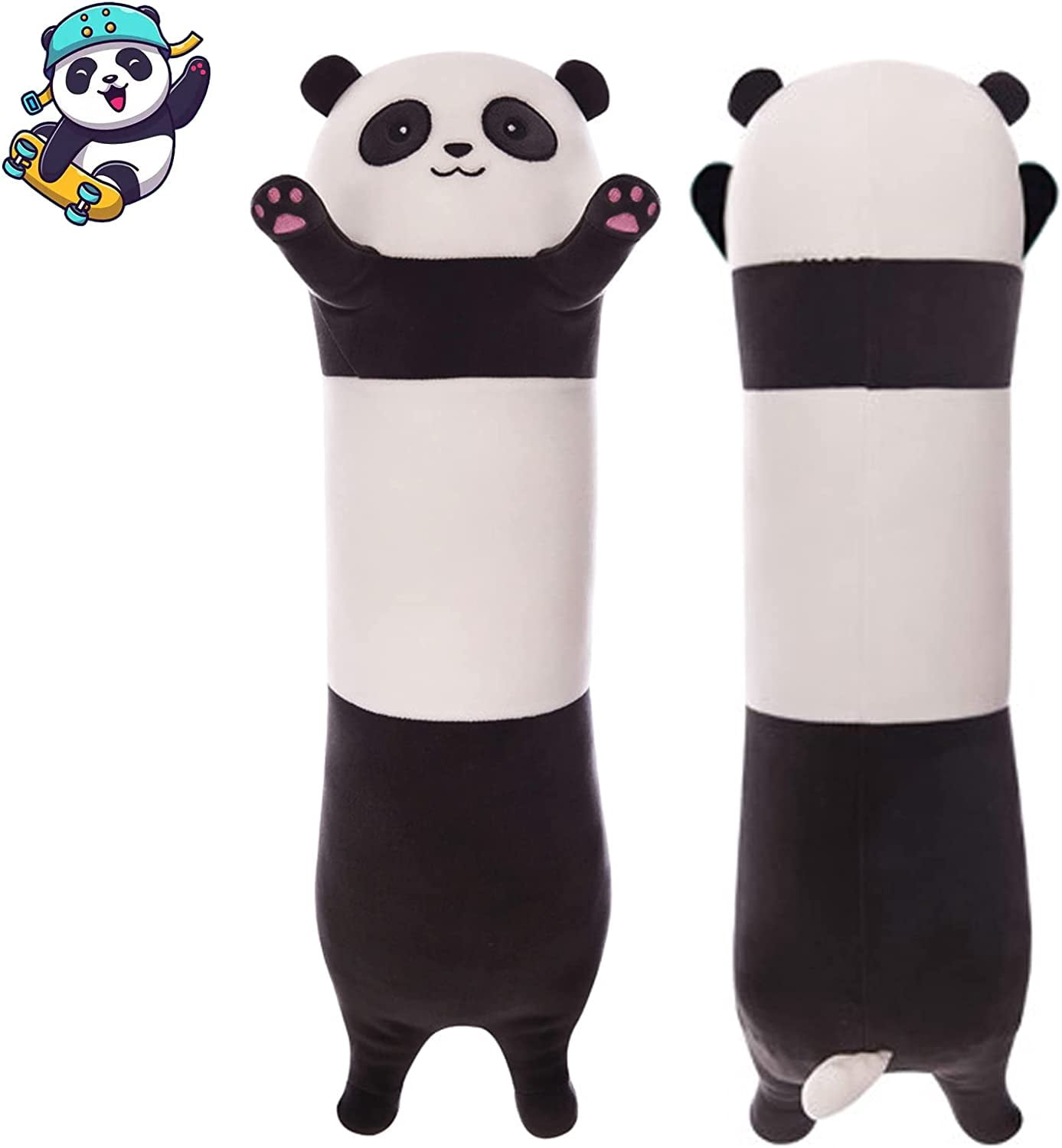 VSFNDB Long Panda Stuffed Animal Pillow Plush Doll Toy Gifts for Kids ...