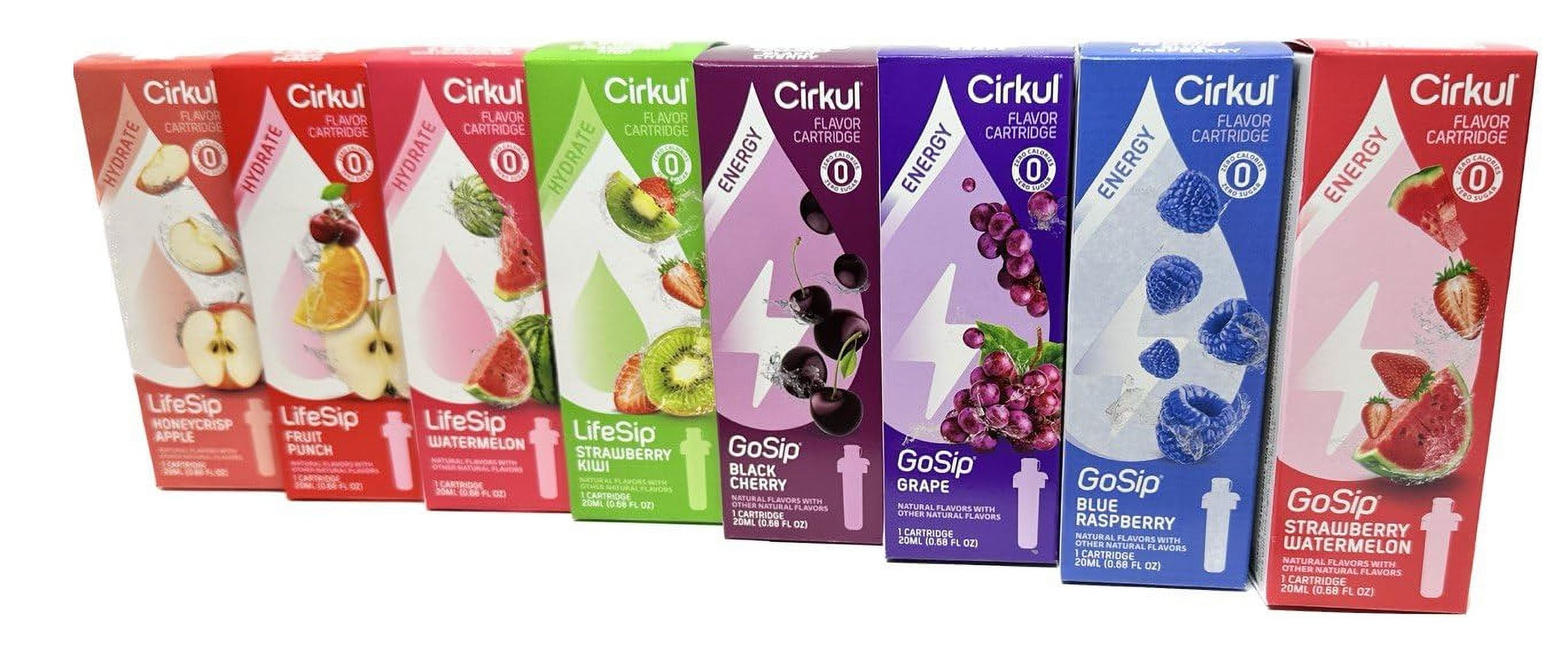 VSM Retail Cirkul Hydrate Flavor Cartridges - Assorted Pack of 9 Random ...