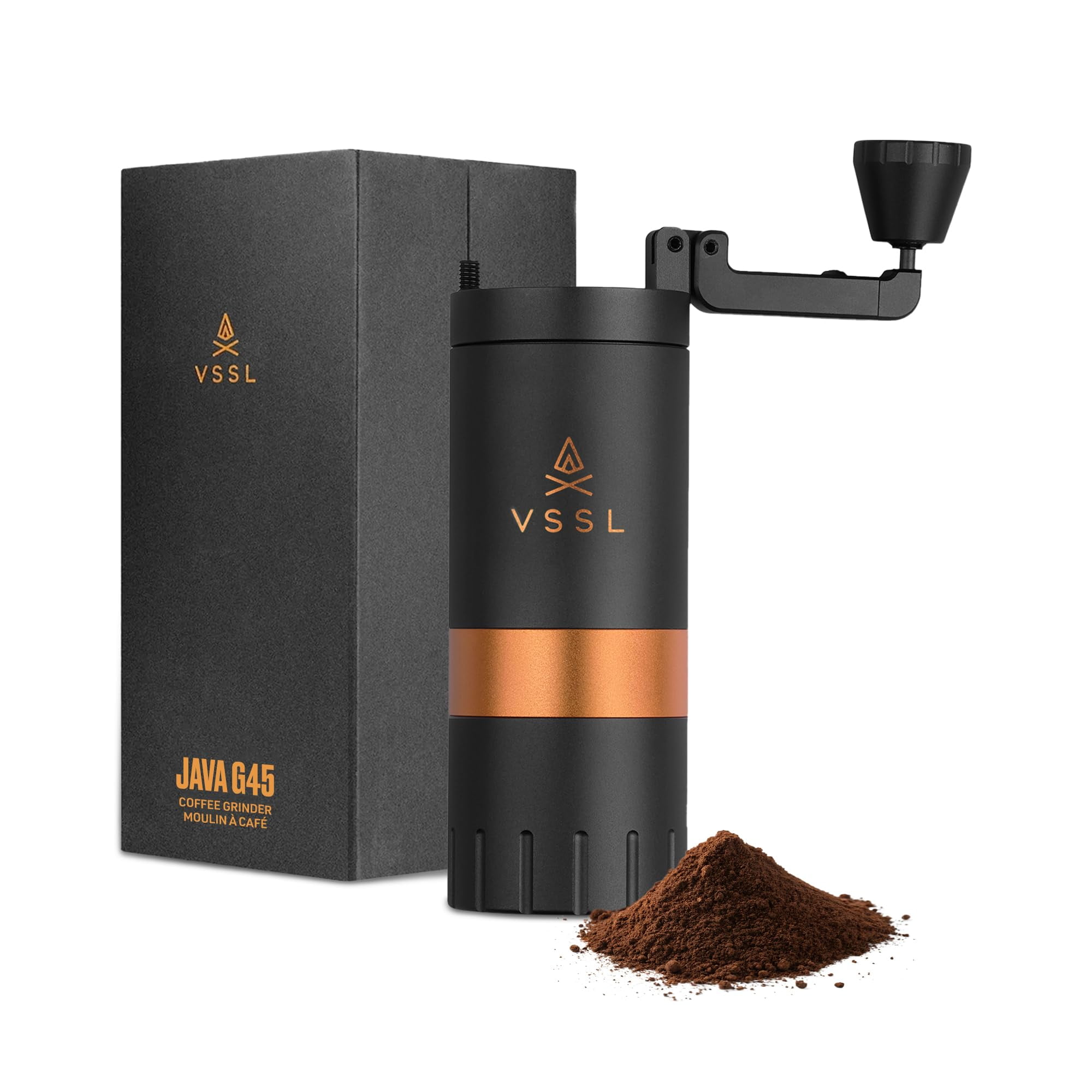 VSSL Java G45 Manual Coffee Grinder | Coffee for Camping | Bean Grinder ...