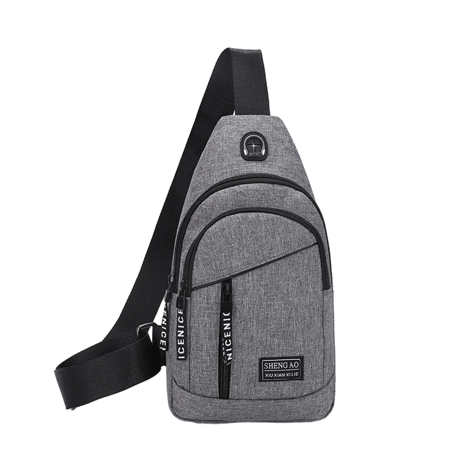 VSSSJ Large Capacity Sling Bag Crossbody Backpack for Women Men ...
