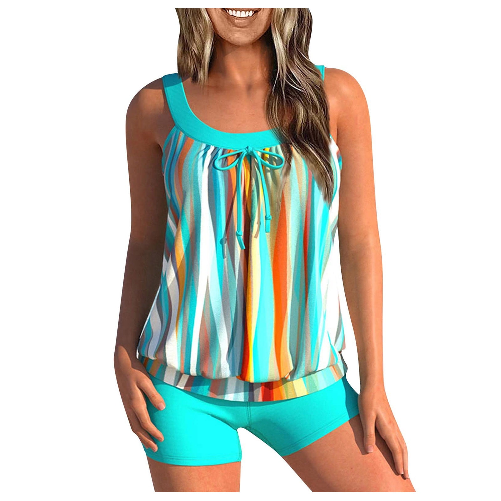 Vsssj Tankini Bikini Set For Women Two Piece Swimwear Plus Size