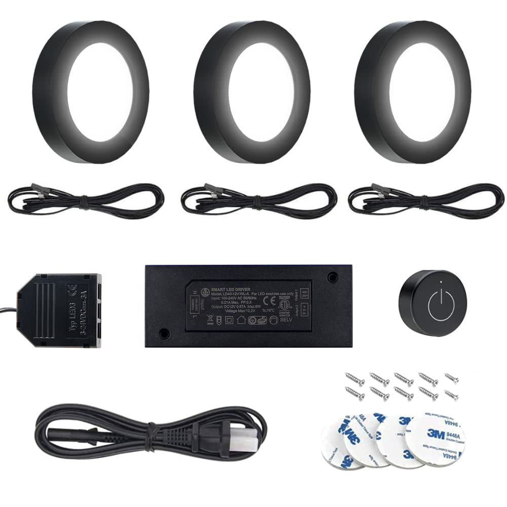 VST Under-Cabinet LED Lights, 12V 2W/Pc, Wireless Dimmer Switch ...