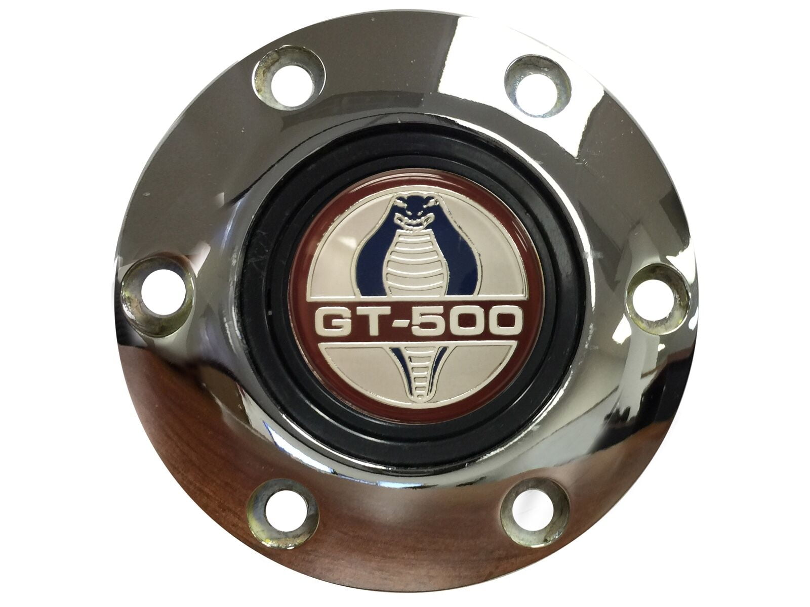 VSW 6-Bolt Chrome Horn Button with Ford Cobra GT-500 Emblem STE1004CHR ...