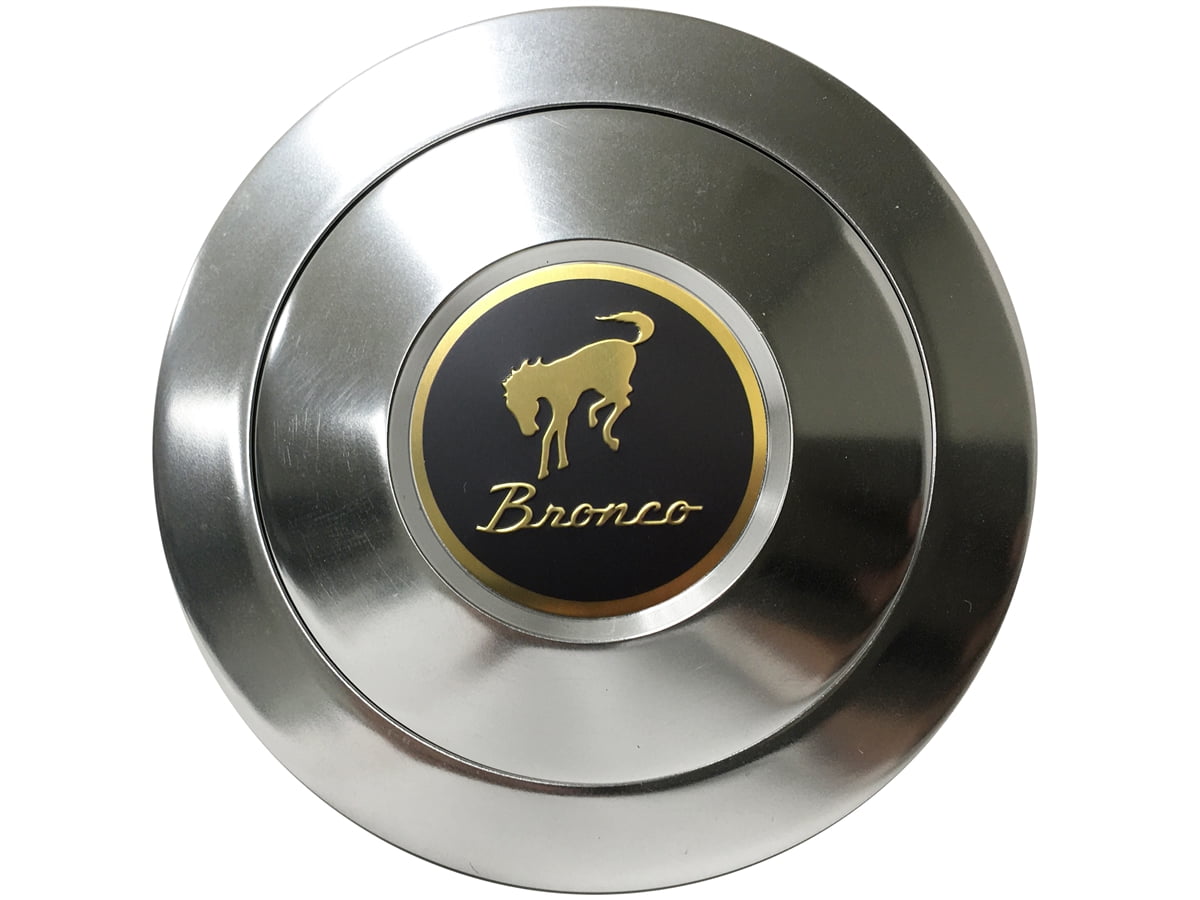 VSW 9-Bolt Premium Billet Horn Button, Ford Bronco Emblem STE1049-21 ...