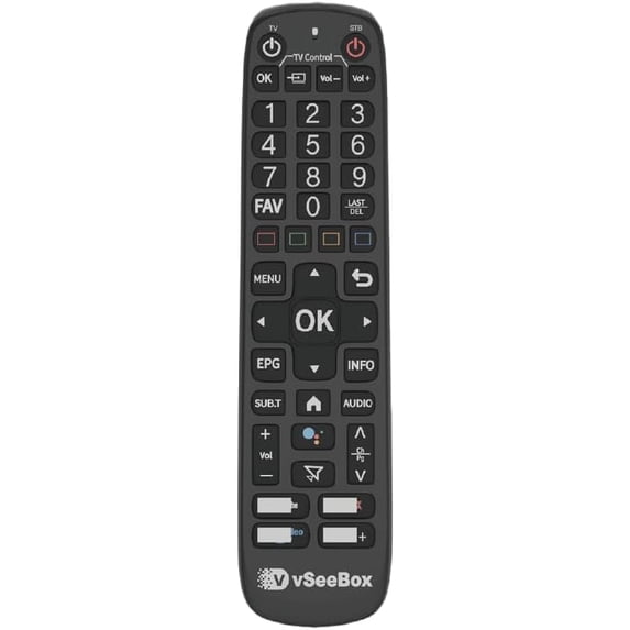 VSeeBox V6 Plus Remote Control Replacement Backlit Smart Bluetooth ...