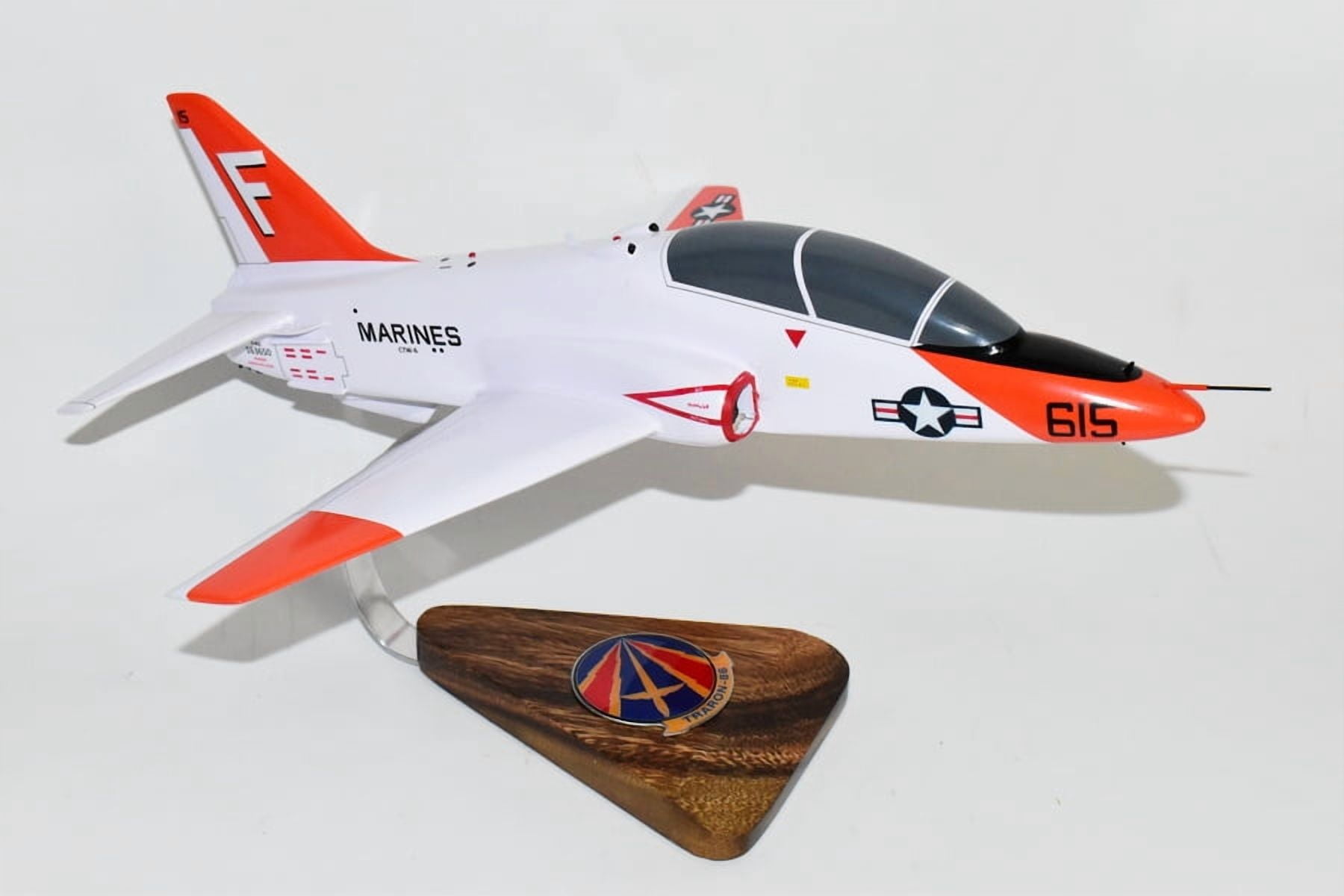 VT-86 Sabrehawks T-45 Model, (16") Scale, Mahogany, Navy Trainer - Walmart.com
