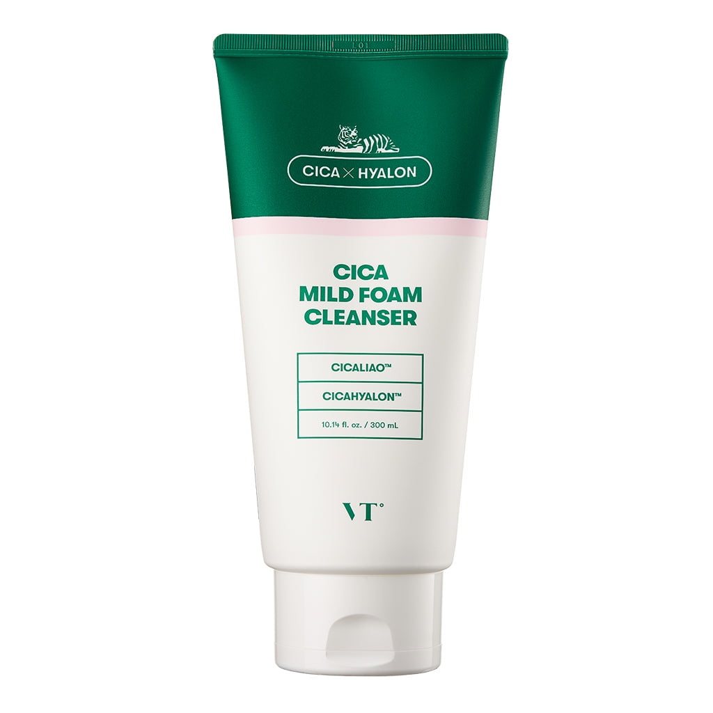 Cica Mild Foam Cleanser, 10.14 fl oz (300 ml), VT Cosmetics - Walmart.com
