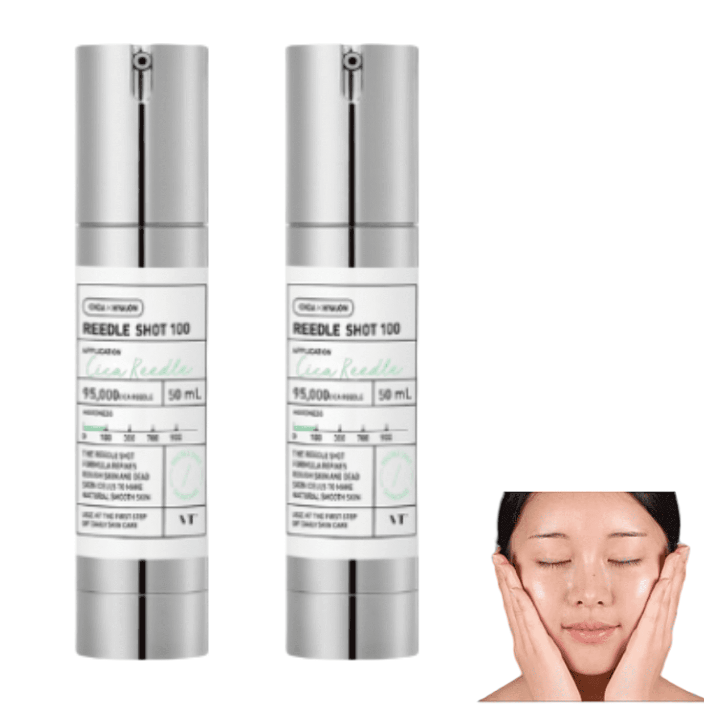 VT COSMETICS CICA Reedle Shot 100, Spicule Microneedling Serum for Pore Care & Exfoliation ...