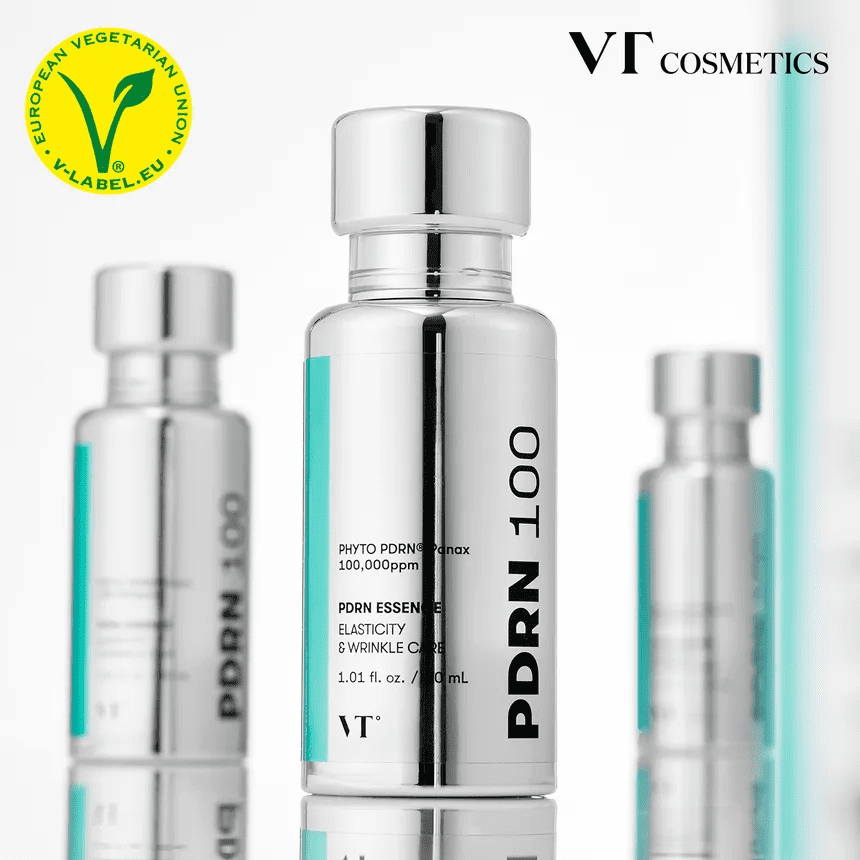 VT COSMETICS PDRN 100 Essence, Intensive Glow Serum, Vegan PDRN 100,000ppm, Skin Restoration ...