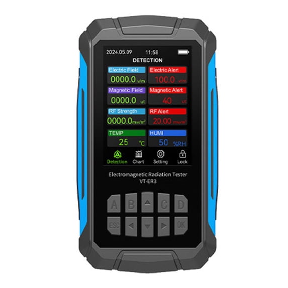 Vt-Er3 5-In-1 Electromagnetic Radiation Detector Temperature And ...