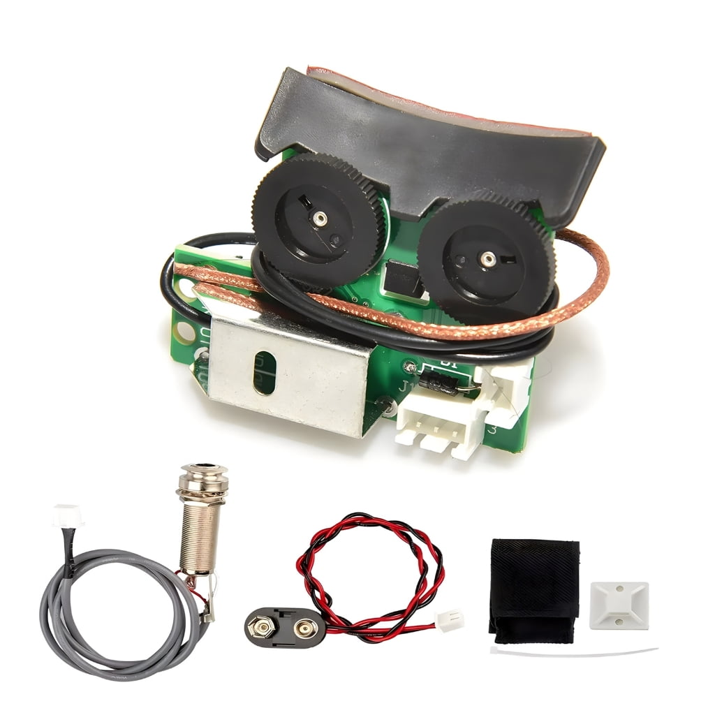 VT1 Acoustic Guitar Pickup System With Mic Beat Board EQ Tuner Piezo ...