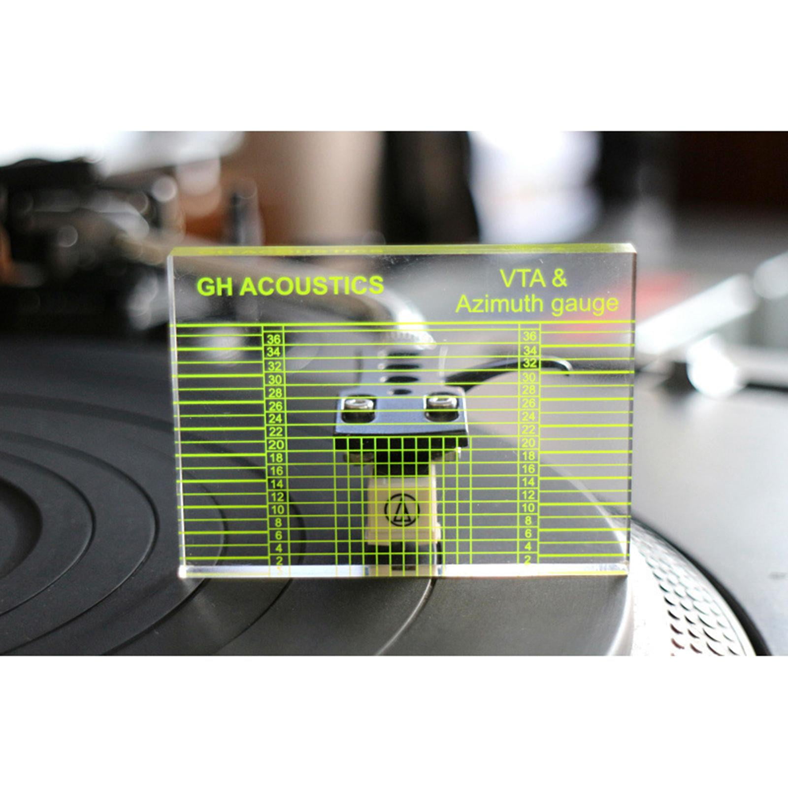 VTA Azimuth , Phonograph VTA Azimuth Alignment Block Ruler Headshell ...