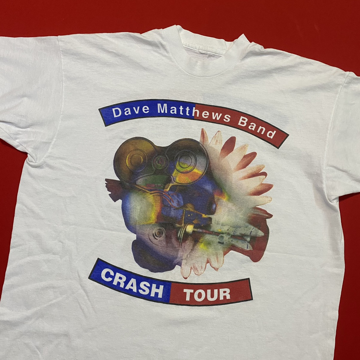 VTG 1996 Dave Matthews Band CRASH TOUR White All Size Shirt "Matthews ...
