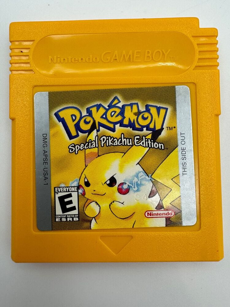 VTG 1998 POKEMON SPECIAL PIKACHU EDITION GAME BOY COLOR AUTHENTIC ...
