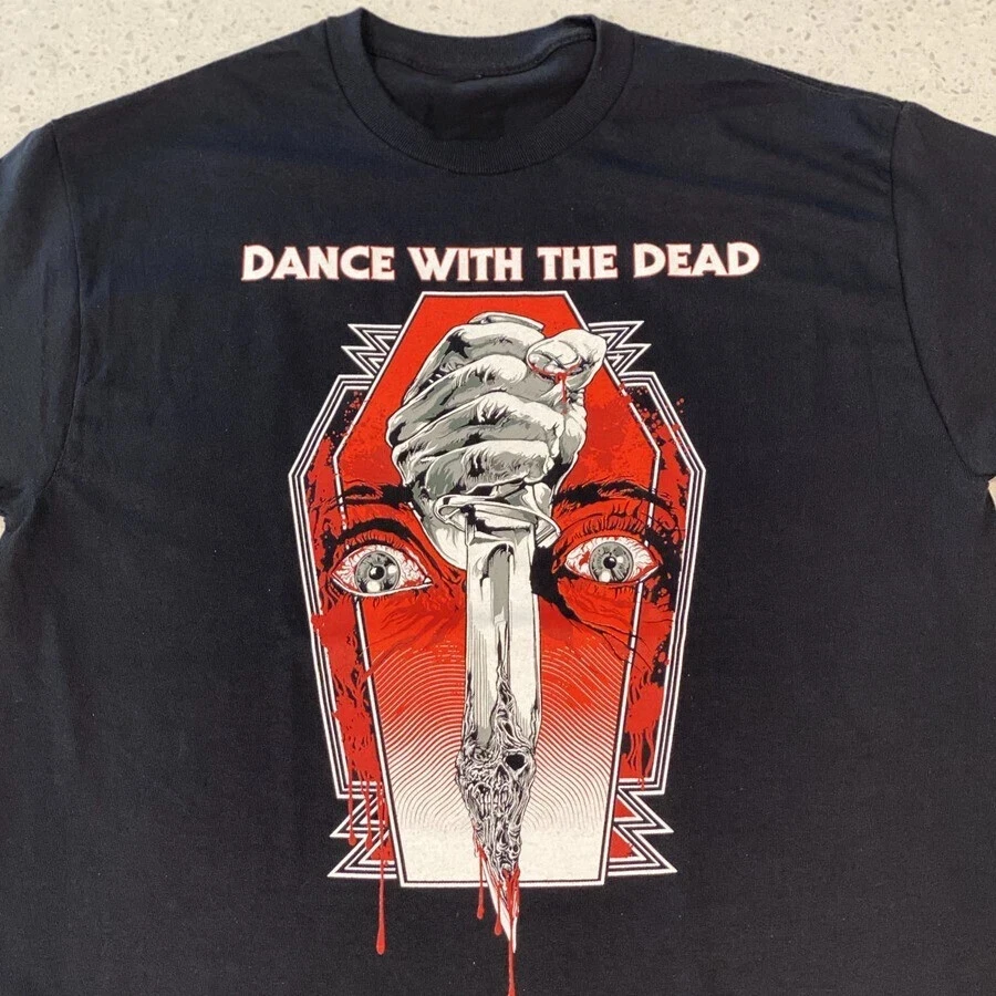 VTG Dance With the Dead band black T-shirt short sleeve S to 45XL NE636 ...