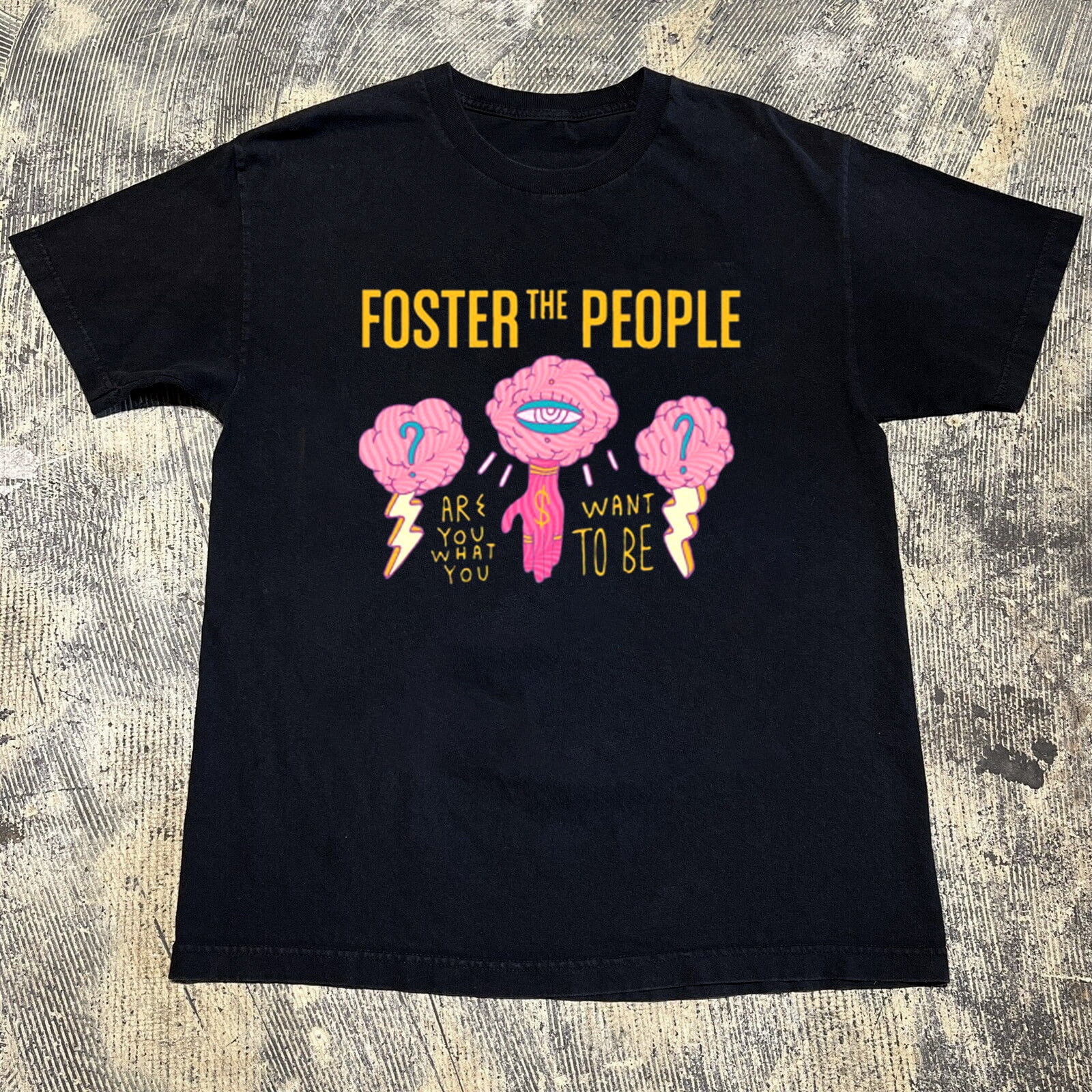 VTG Foster The People band Collection Album Black All Size Shirt QQ1574 ...